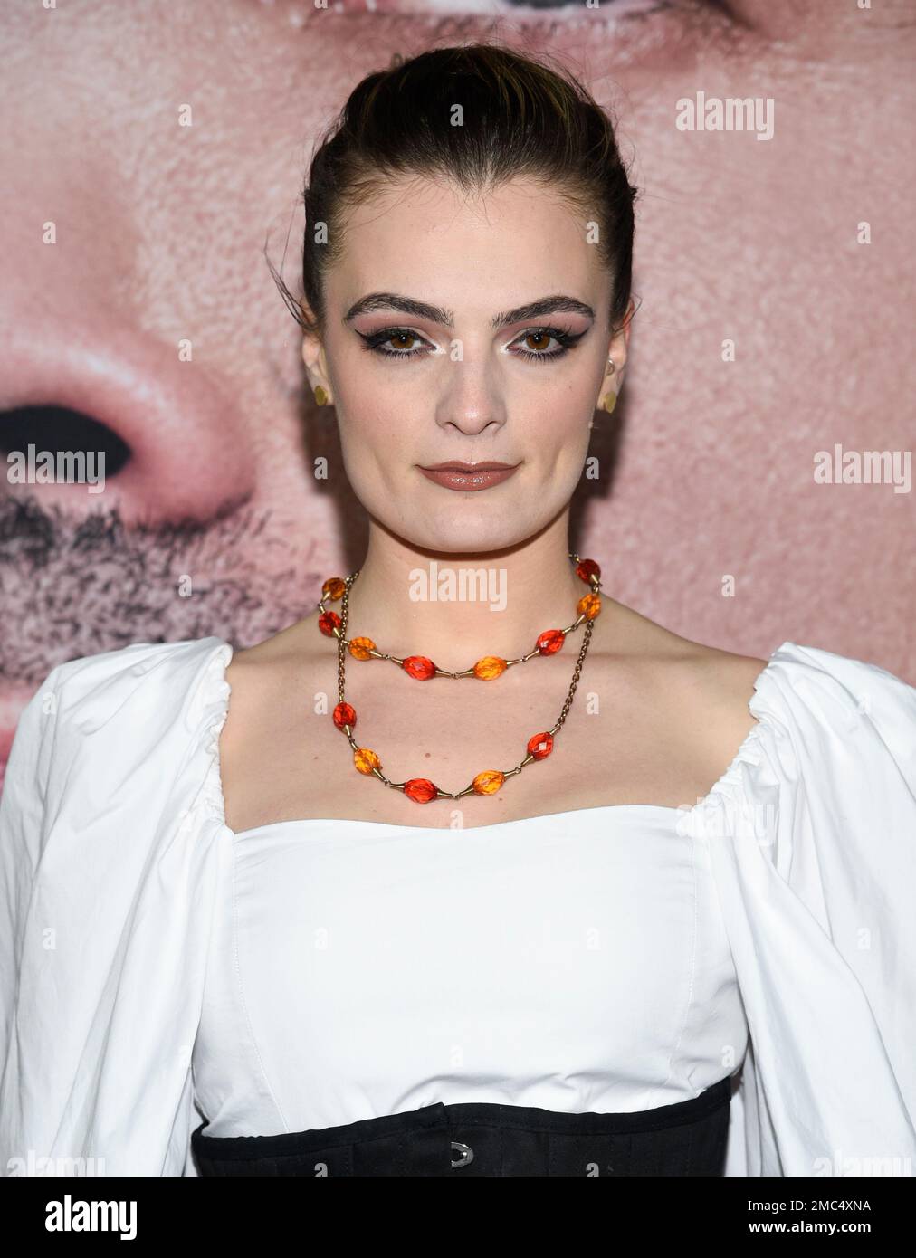 Nancy Pop attends a special screening of "Cyrano" at the SVA Theatre on ...