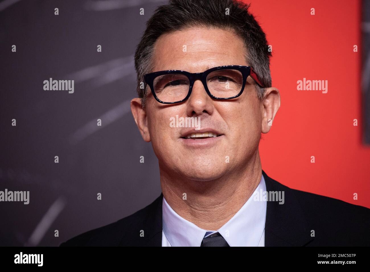 Dylan Clark poses for photographers upon arrival for the screening of ...