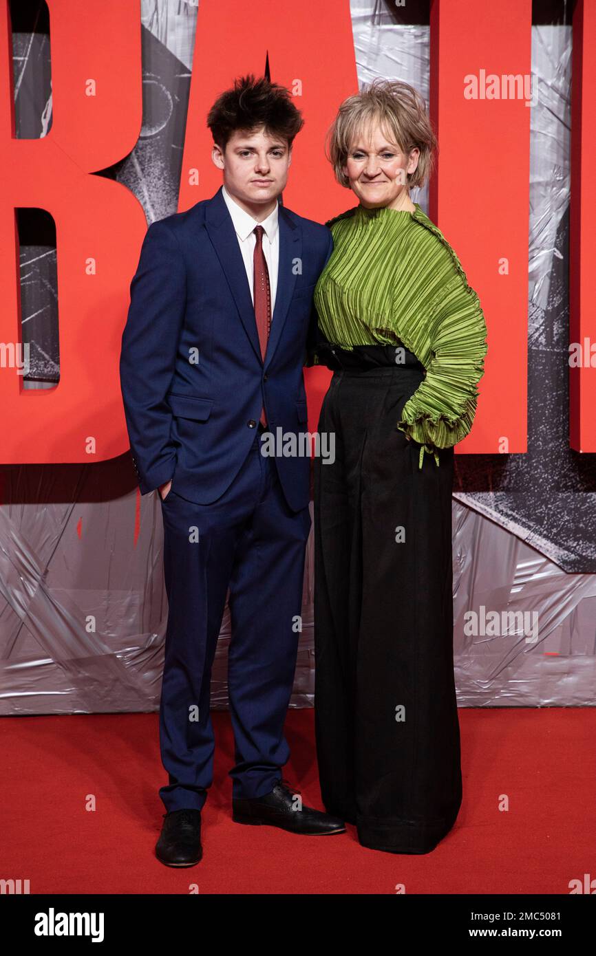 Louis Serkis and Lorraine Ashbourne pose for photographers upon arrival ...