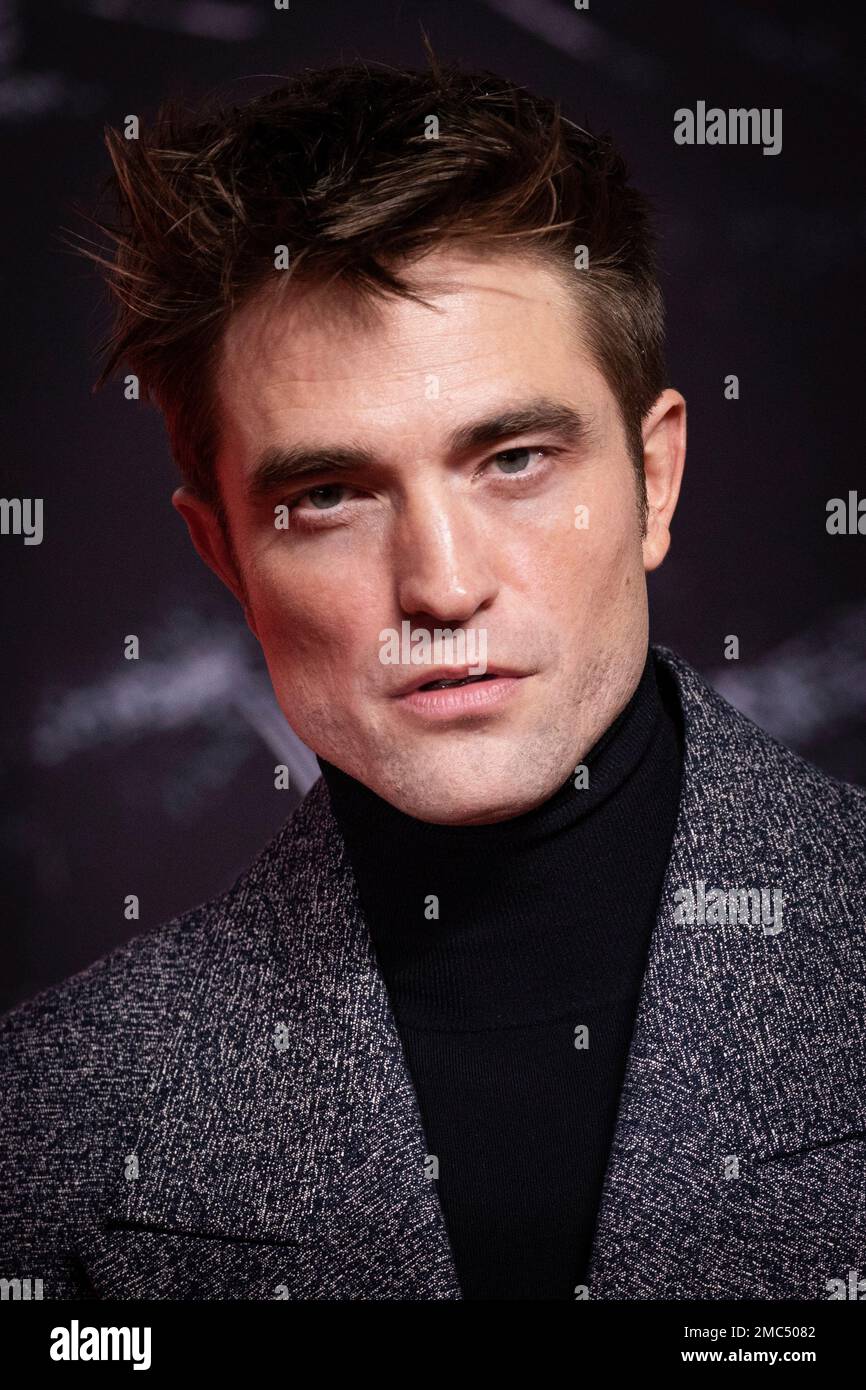 Robert Pattinson poses for photographers upon arrival for the screening ...