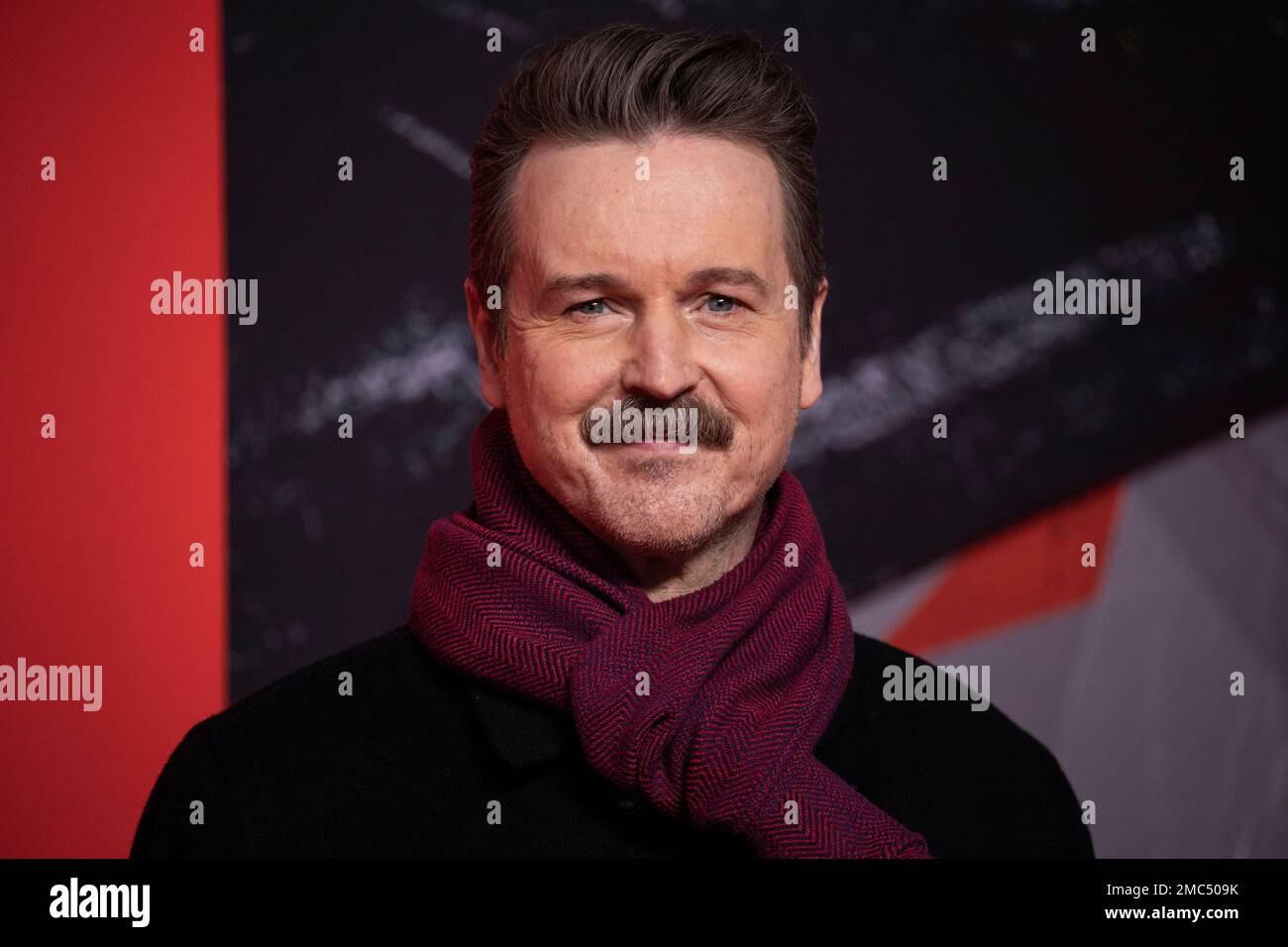 Matt Reeves poses for photographers upon arrival for the screening of ...
