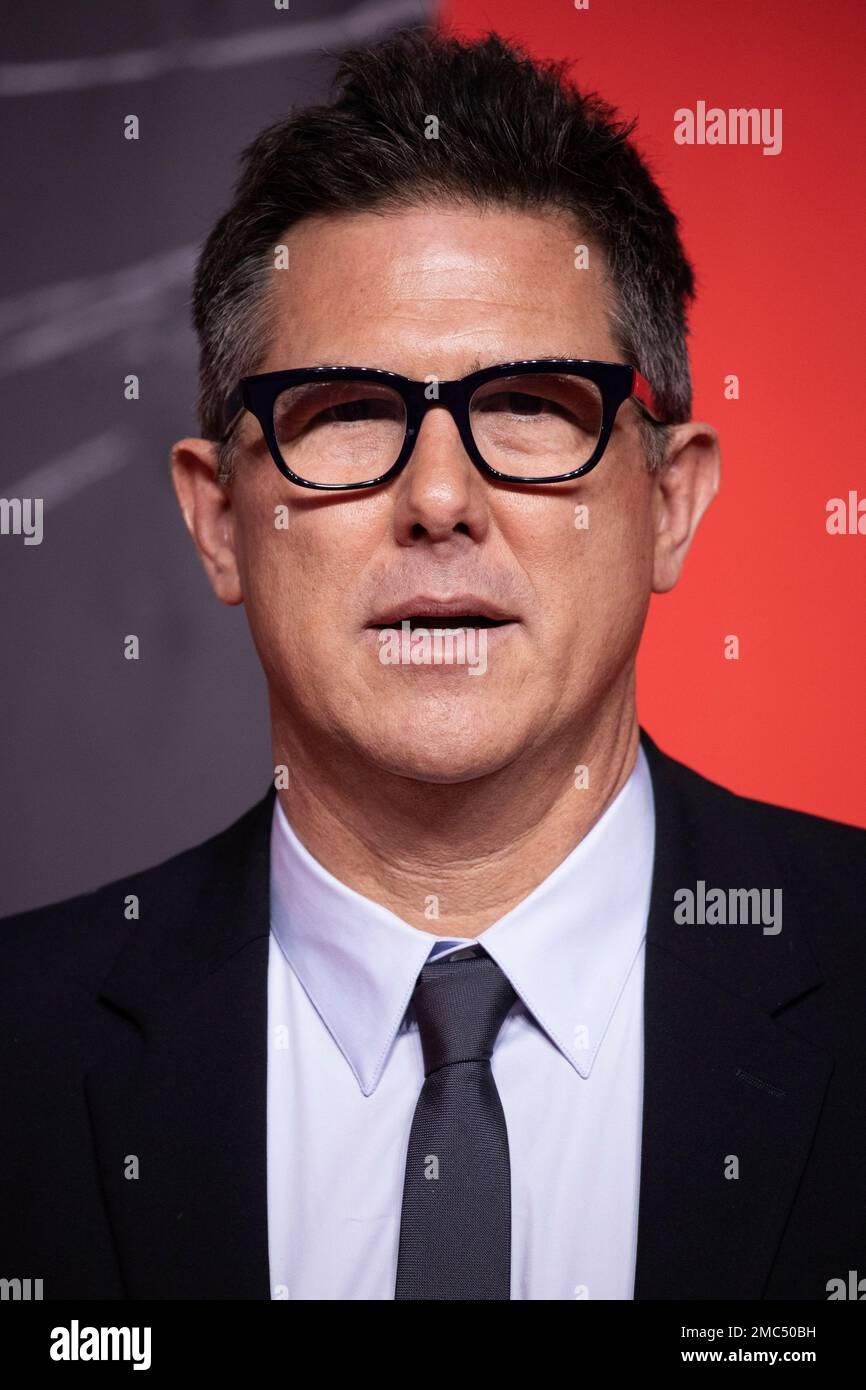 Dylan Clark poses for photographers upon arrival for the screening of ...