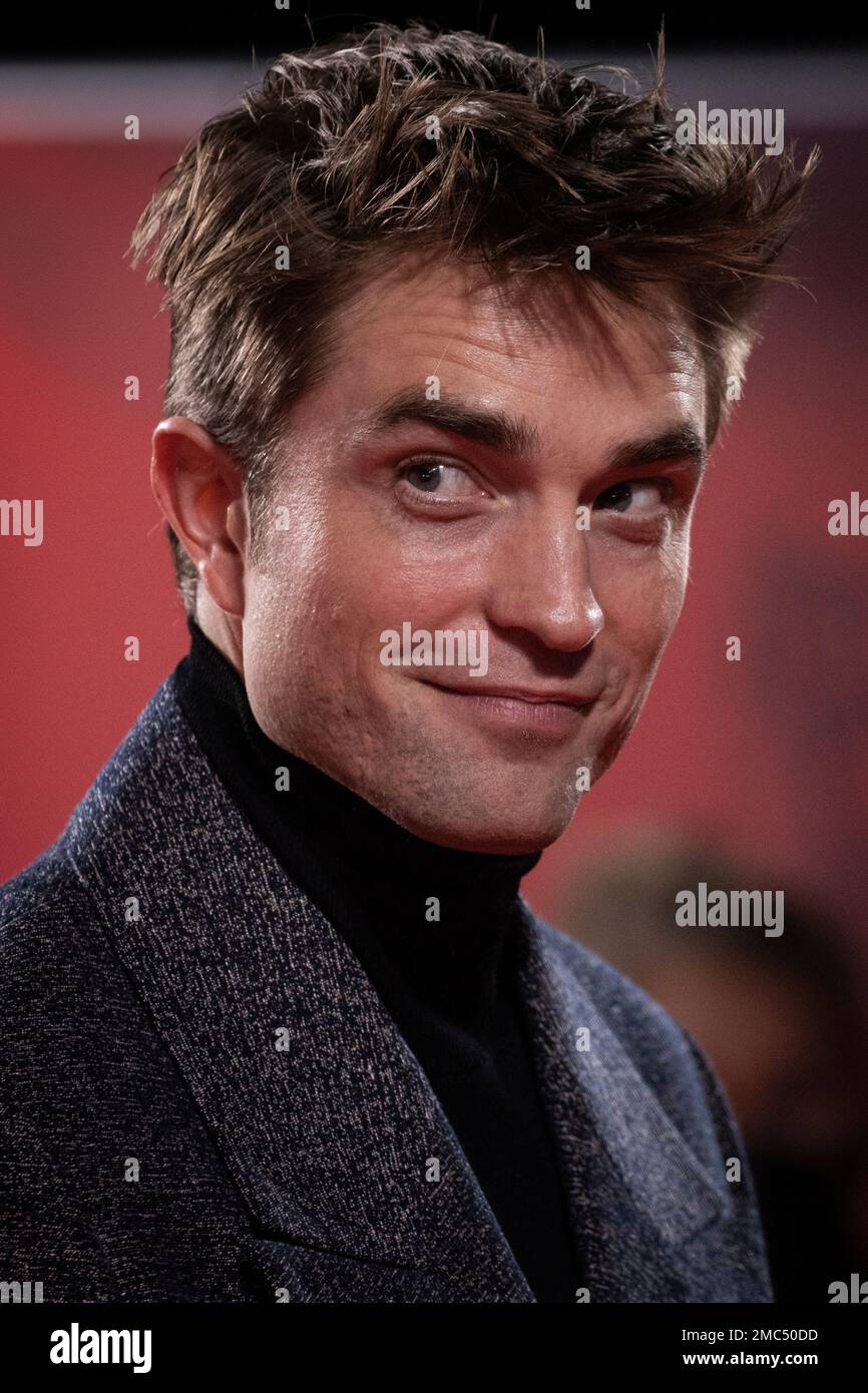 Robert Pattinson poses for photographers upon arrival for the screening ...