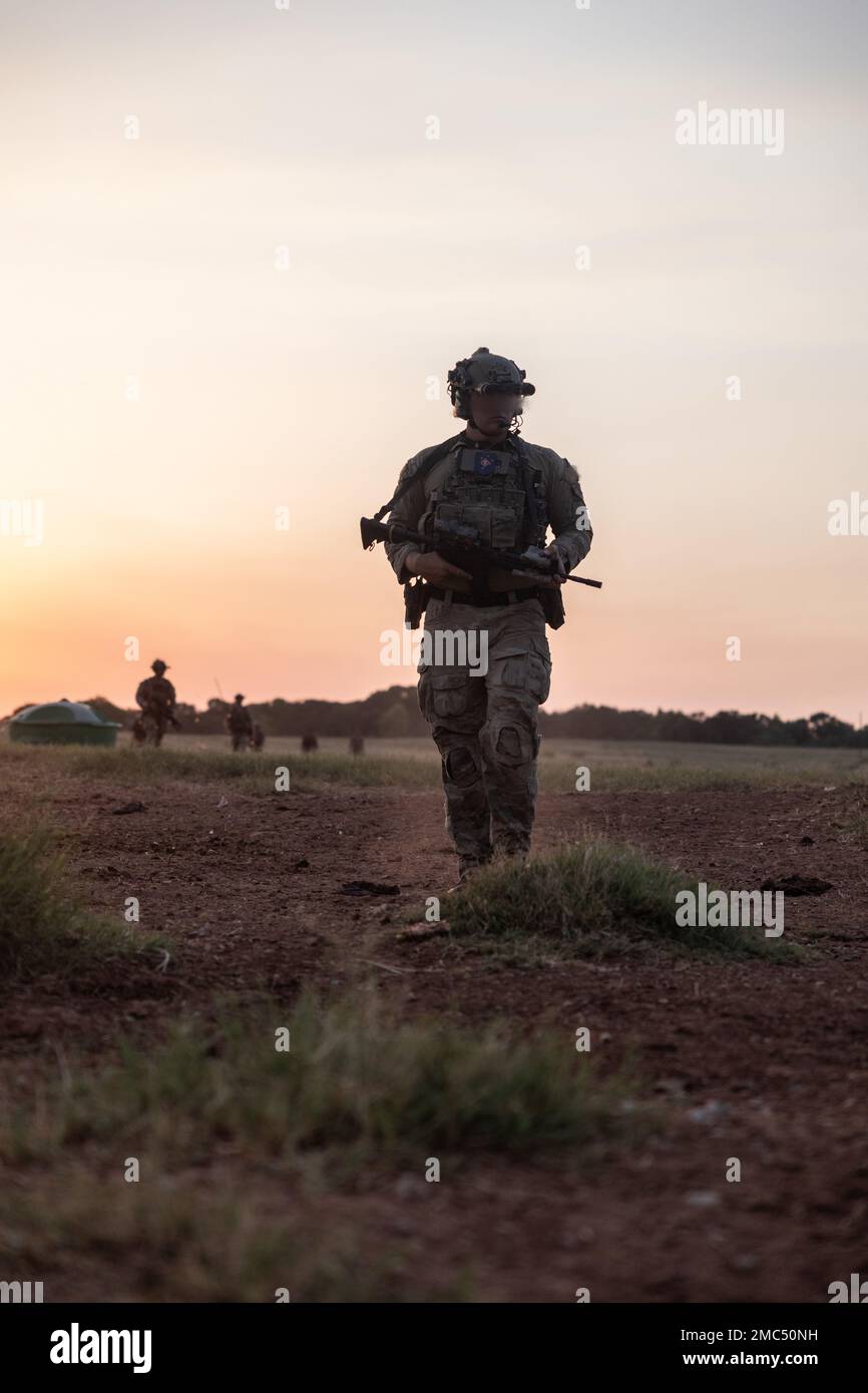 Explosive ordnance disposal technicians with Marine Forces Special ...