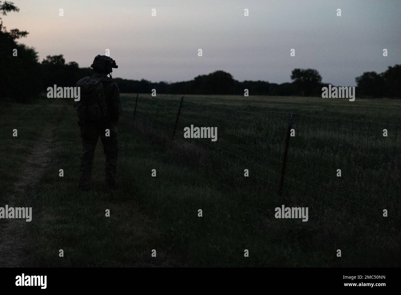 An explosive ordnance disposal technician with Marine Forces Special ...