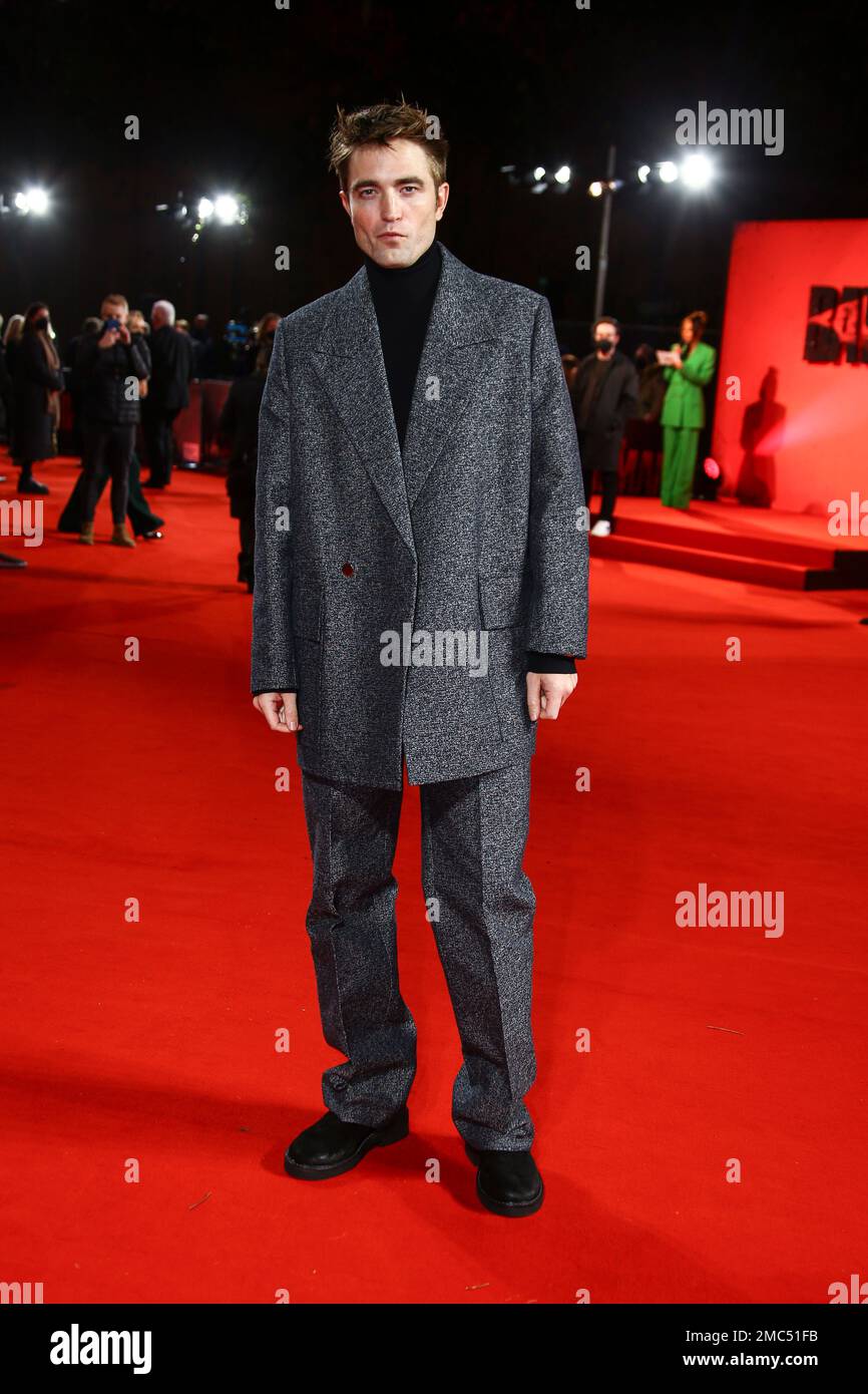 Robert Pattinson poses for photographers upon arrival for the screening ...