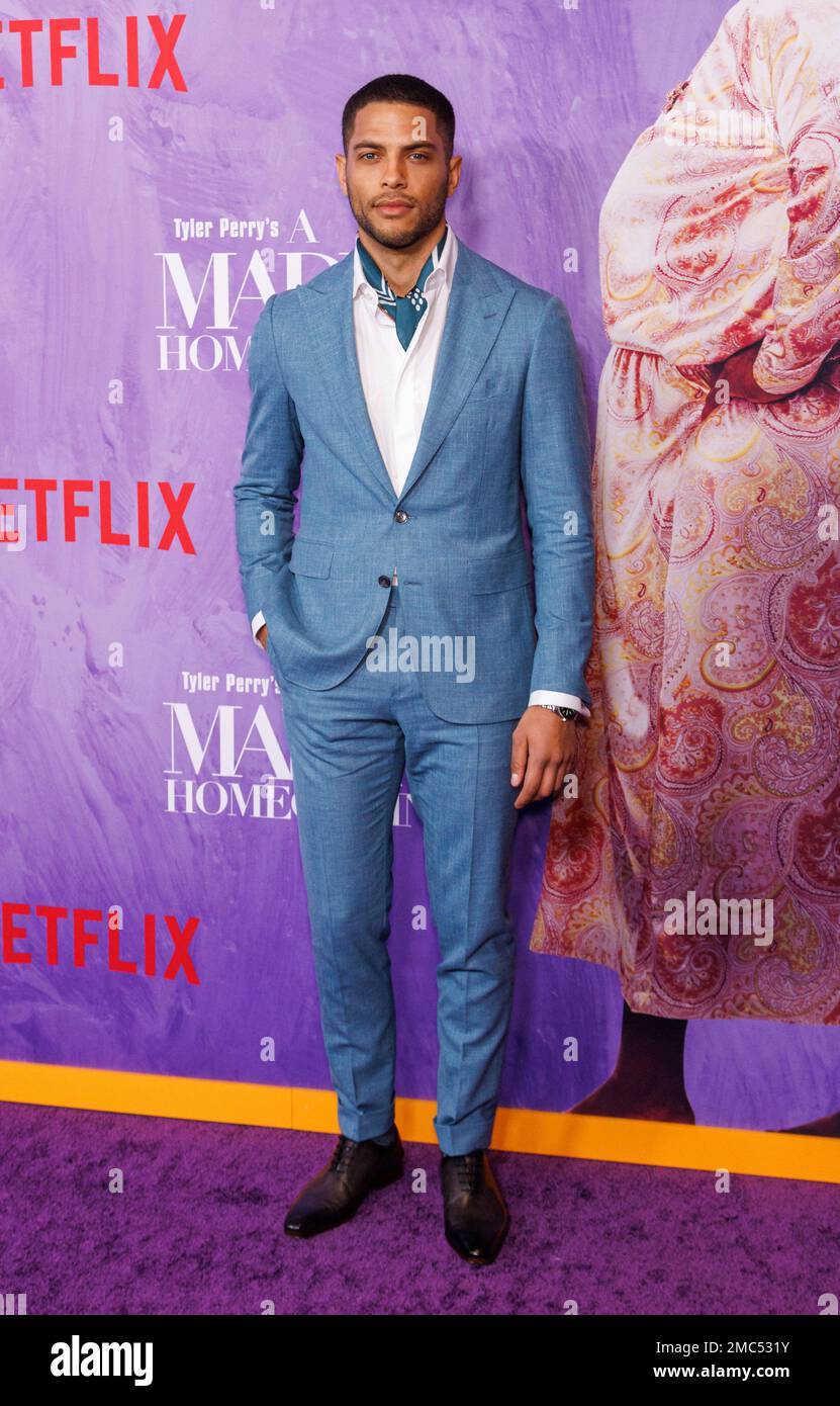 Isha Blaaker arrives at the LA Premiere of "Tyler Perry's A Madea ...