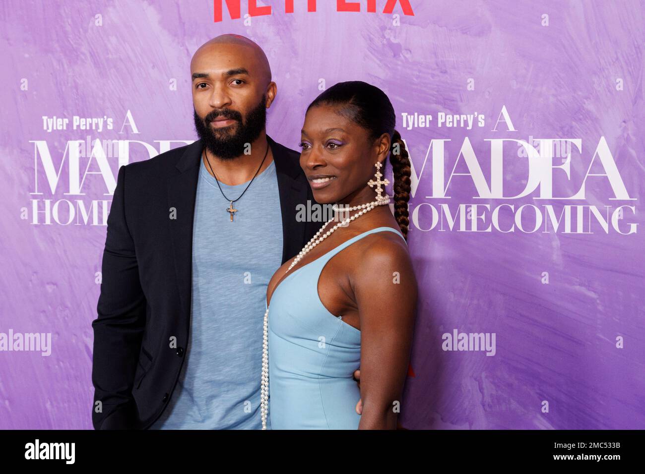 Amani Atkinson arrives at the LA Premiere of "Tyler Perry's A Madea ...