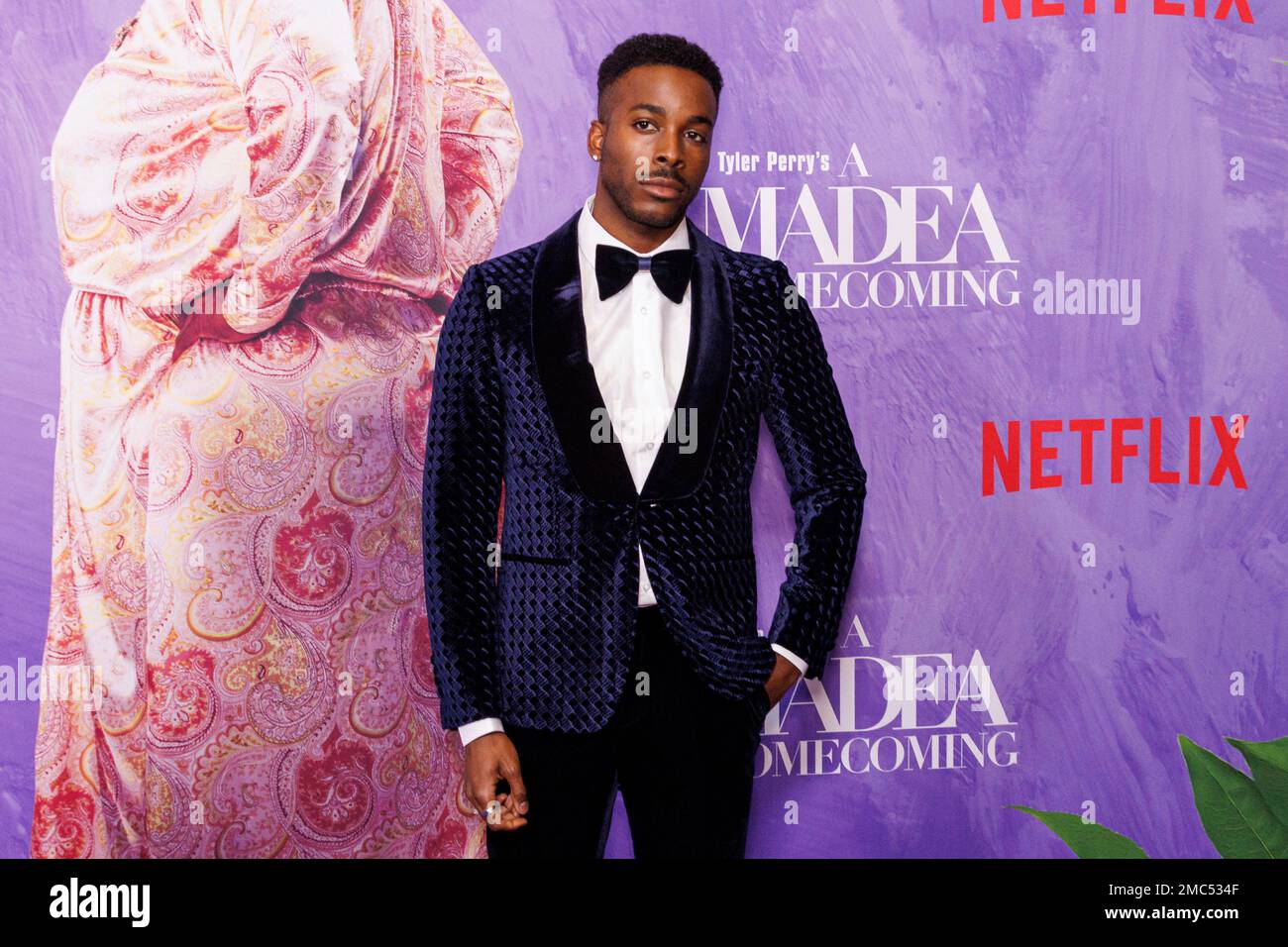 Brandon Black arrives at the LA Premiere of "Tyler Perry's A Madea ...