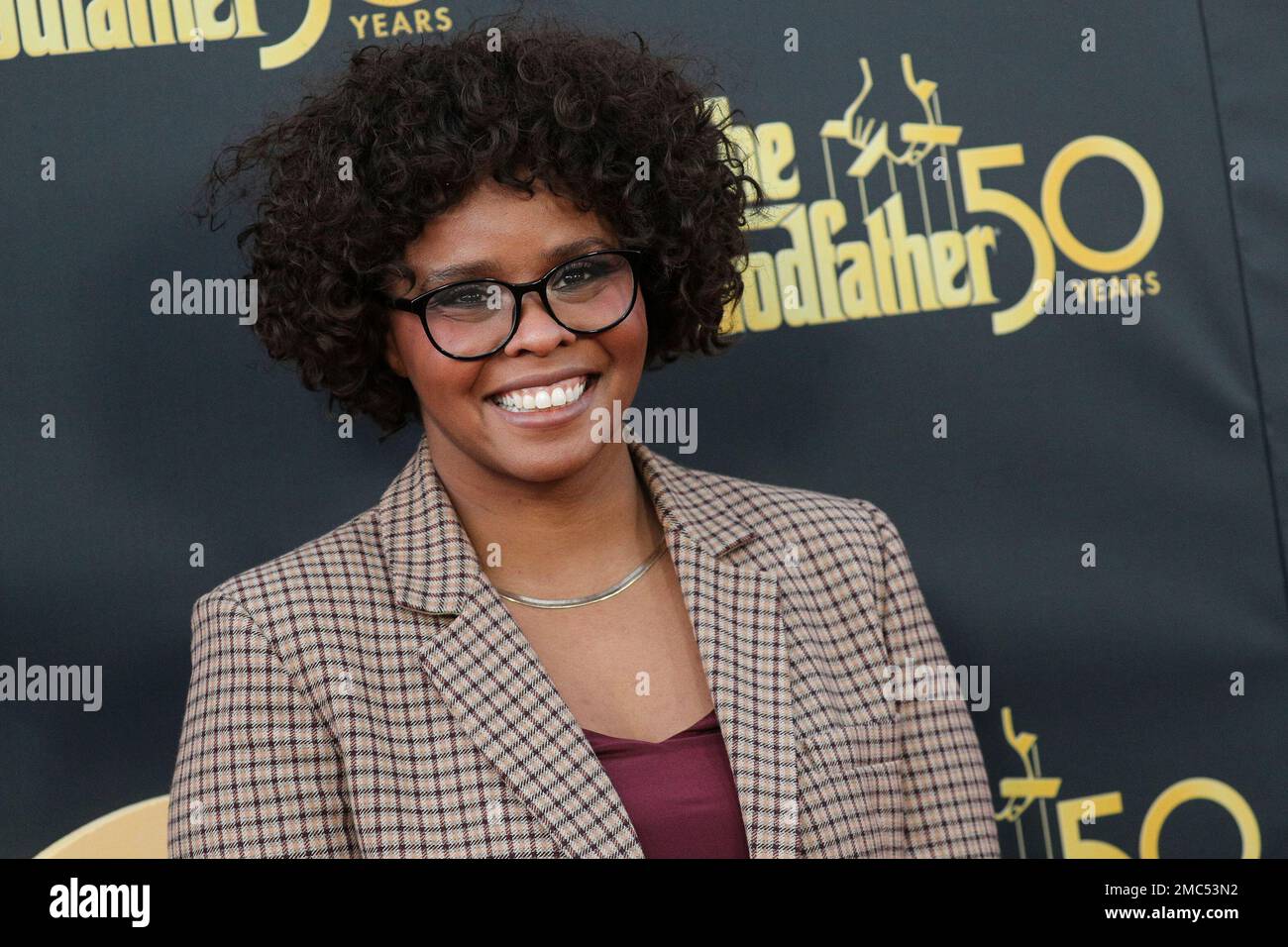 Jacqueline Coley arrives at an event celebrating the 50th anniversary ...