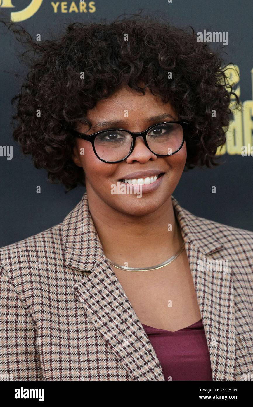 Jacqueline Coley arrives at an event celebrating the 50th anniversary ...