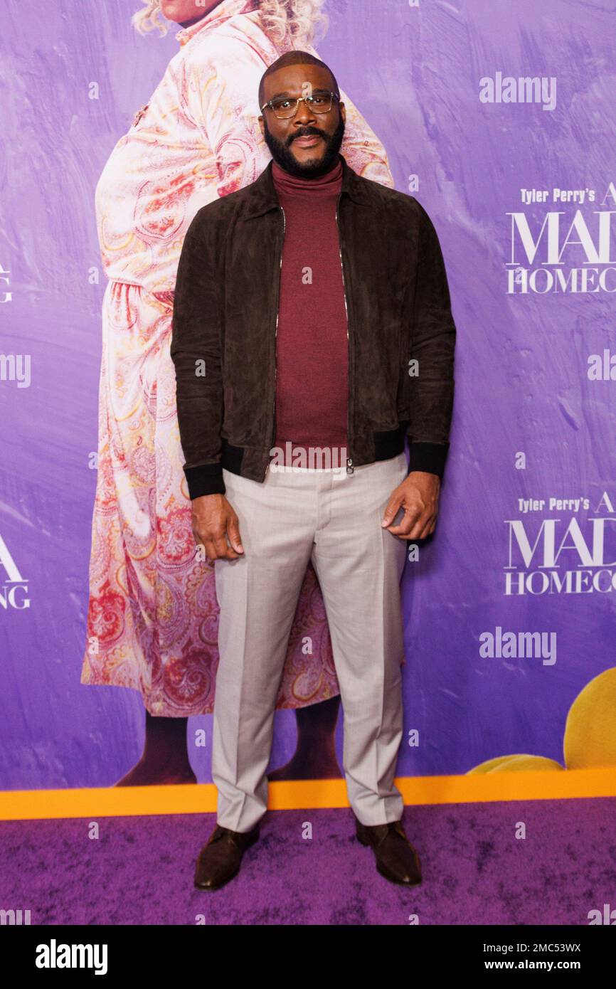 Tyler Perry arrives at the LA Premiere of "Tyler Perry's A Madea ...