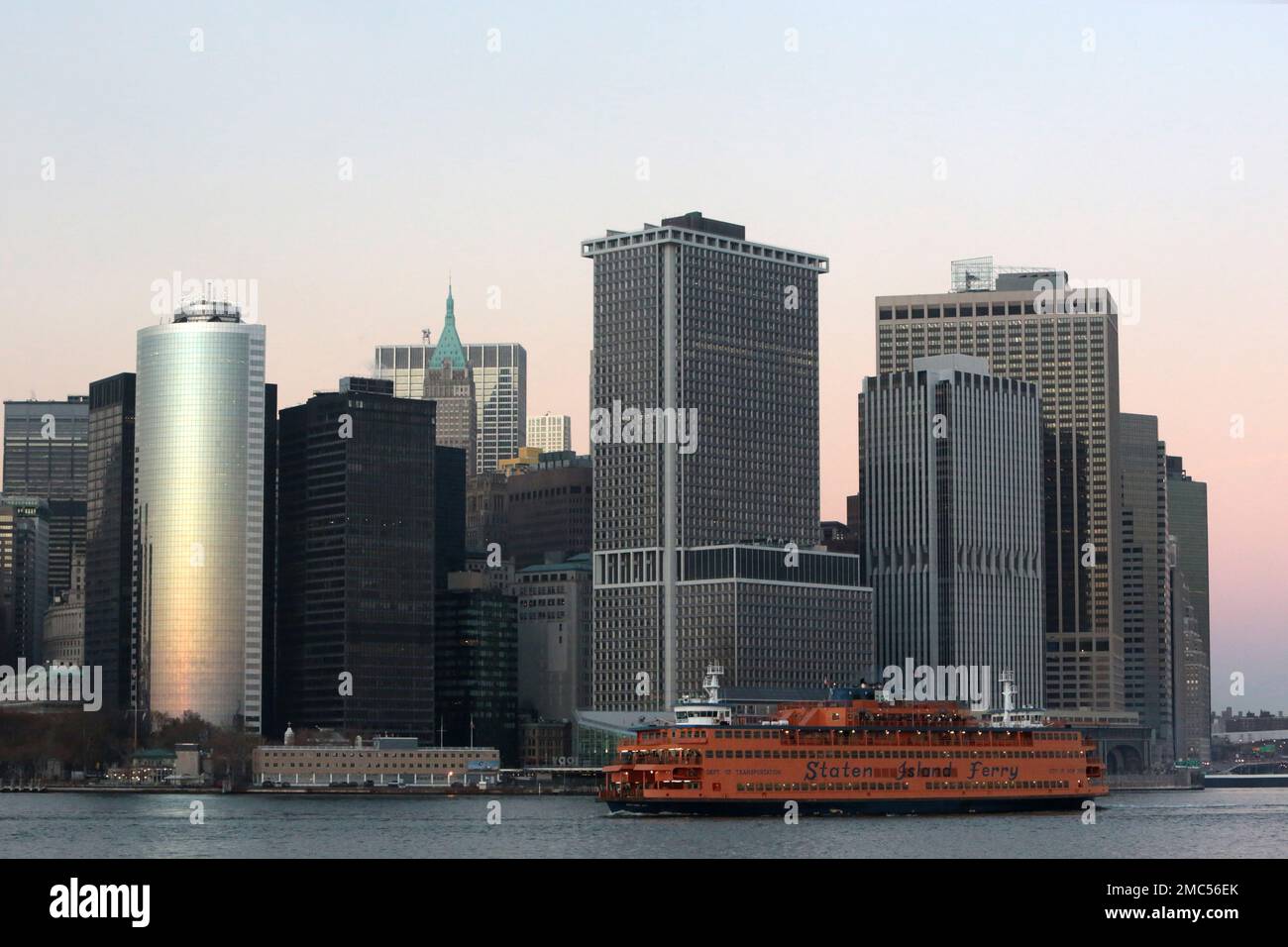 Staten Island Ferry. Manhattan. New York. United States Stock Photo - Alamy