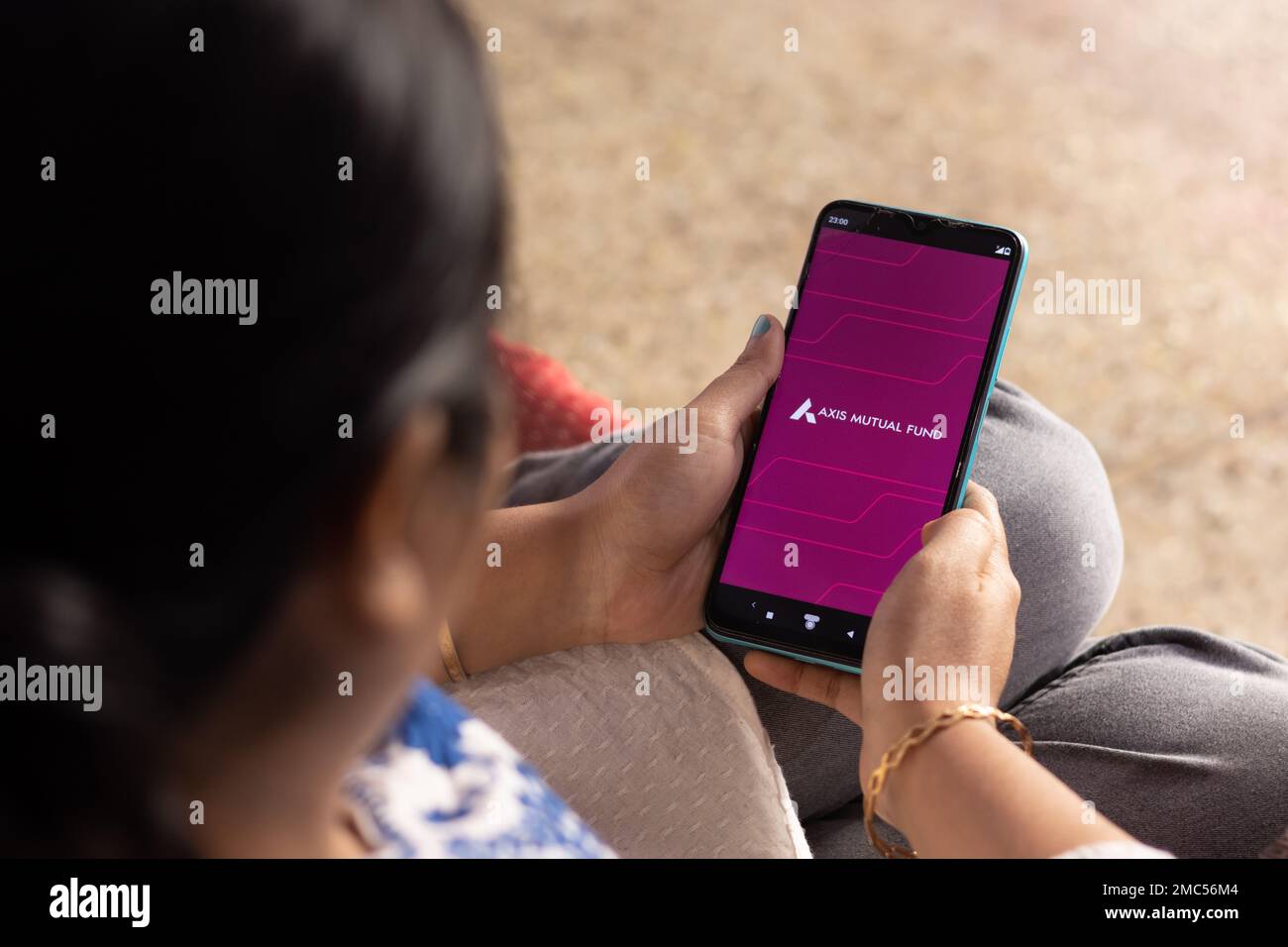 Birbhum, West Bengal, India - December 27th 2022: An Indian woman with ...