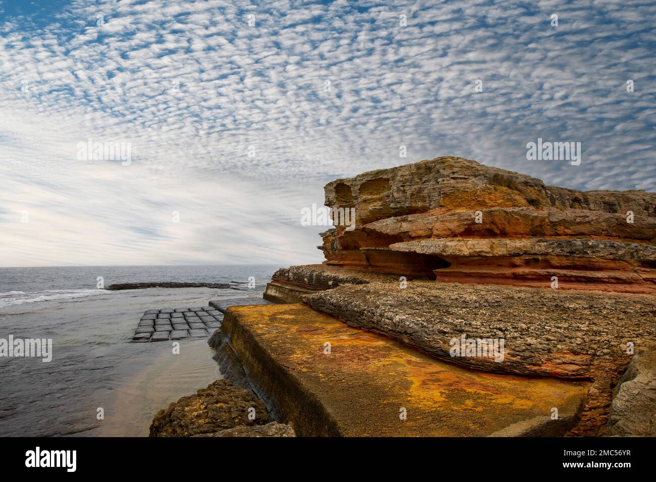 People visit Kefken Pink Rocks in Kandira district of Kocaeli, Turkey ...