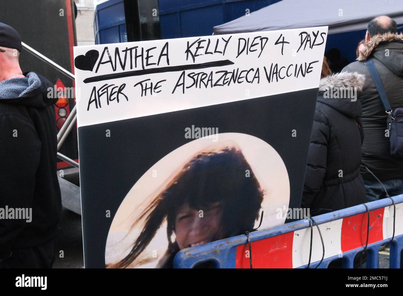 Portland Place, London, UK. 21st Jan 2023. Rally and protest by anti ...