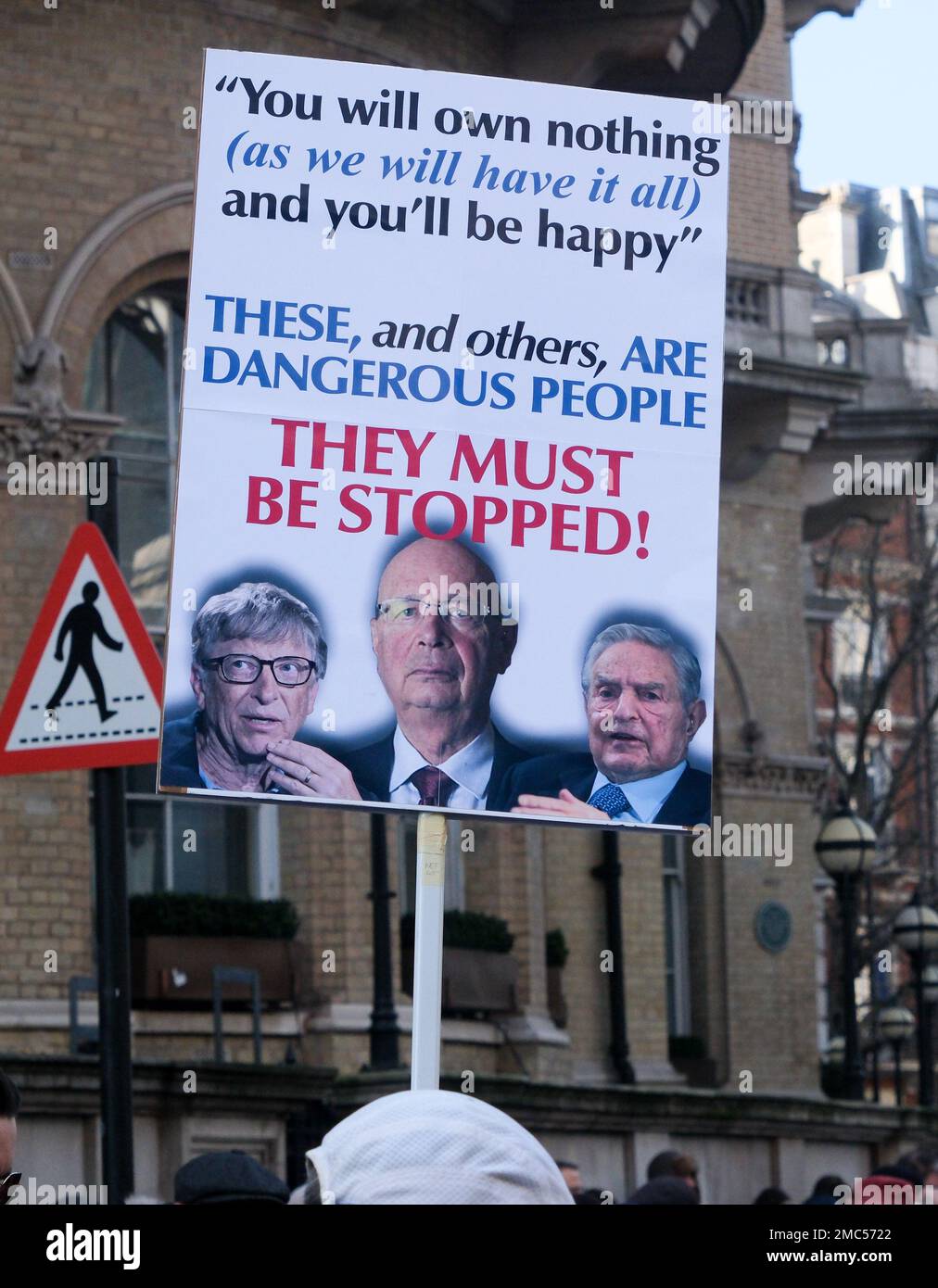 Portland Place, London, UK. 21st Jan 2023. Rally and protest by anti ...