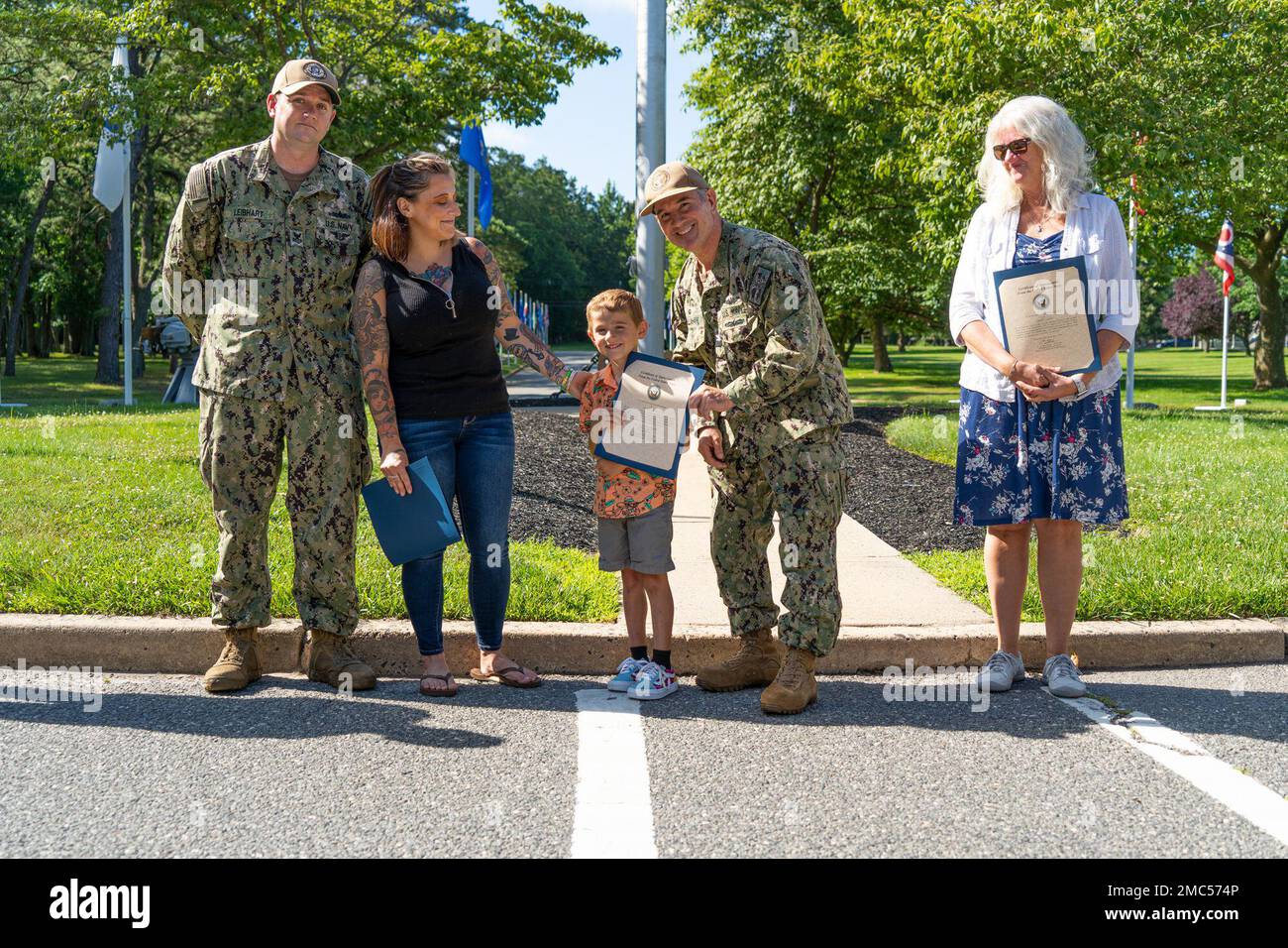 COLTS NECK, New Jersey -- Capt. Ed Callahan, Naval Weapons Station ...