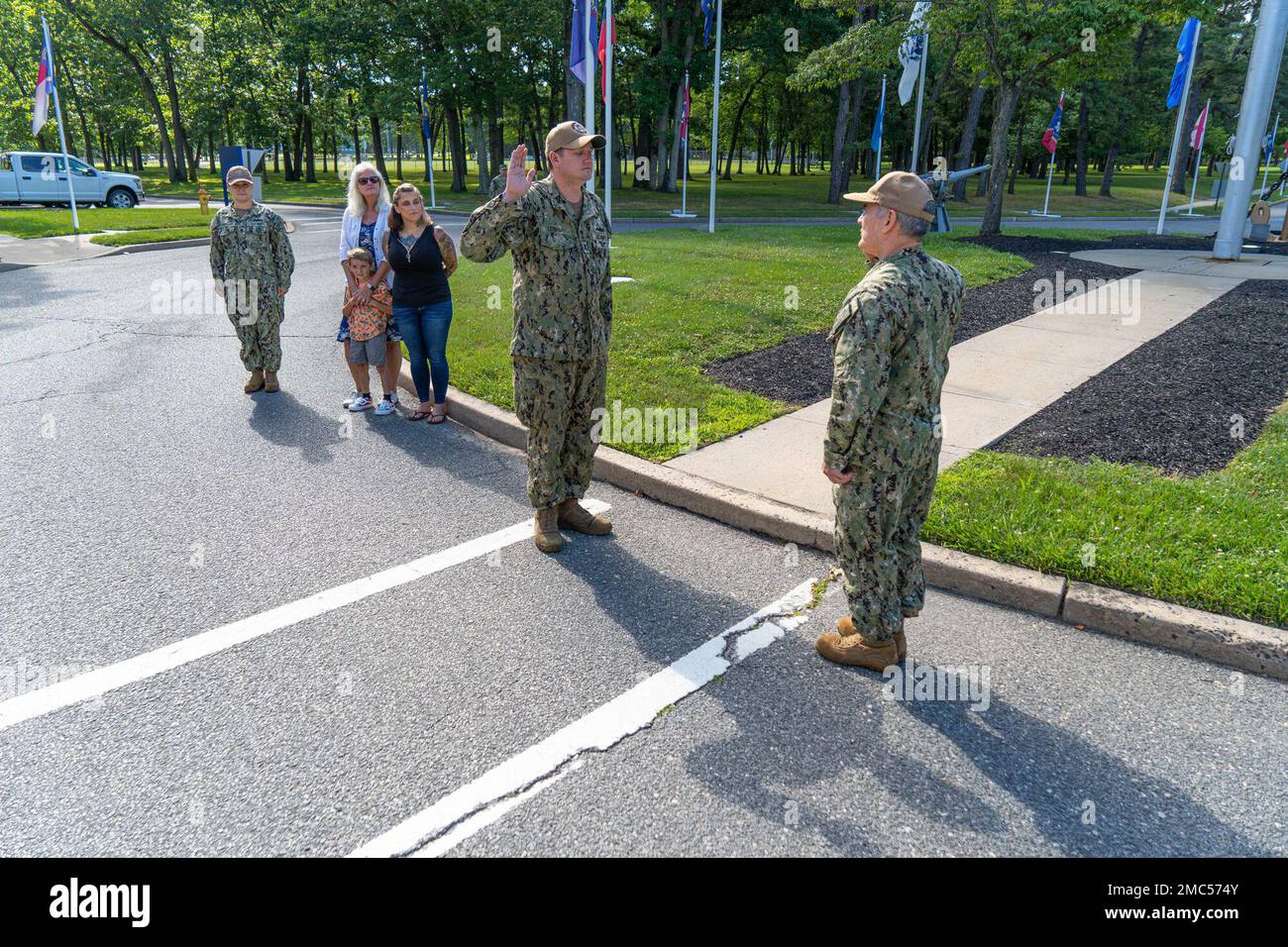 COLTS NECK, New Jersey -- Capt. Ed Callahan, Naval Weapons Station ...