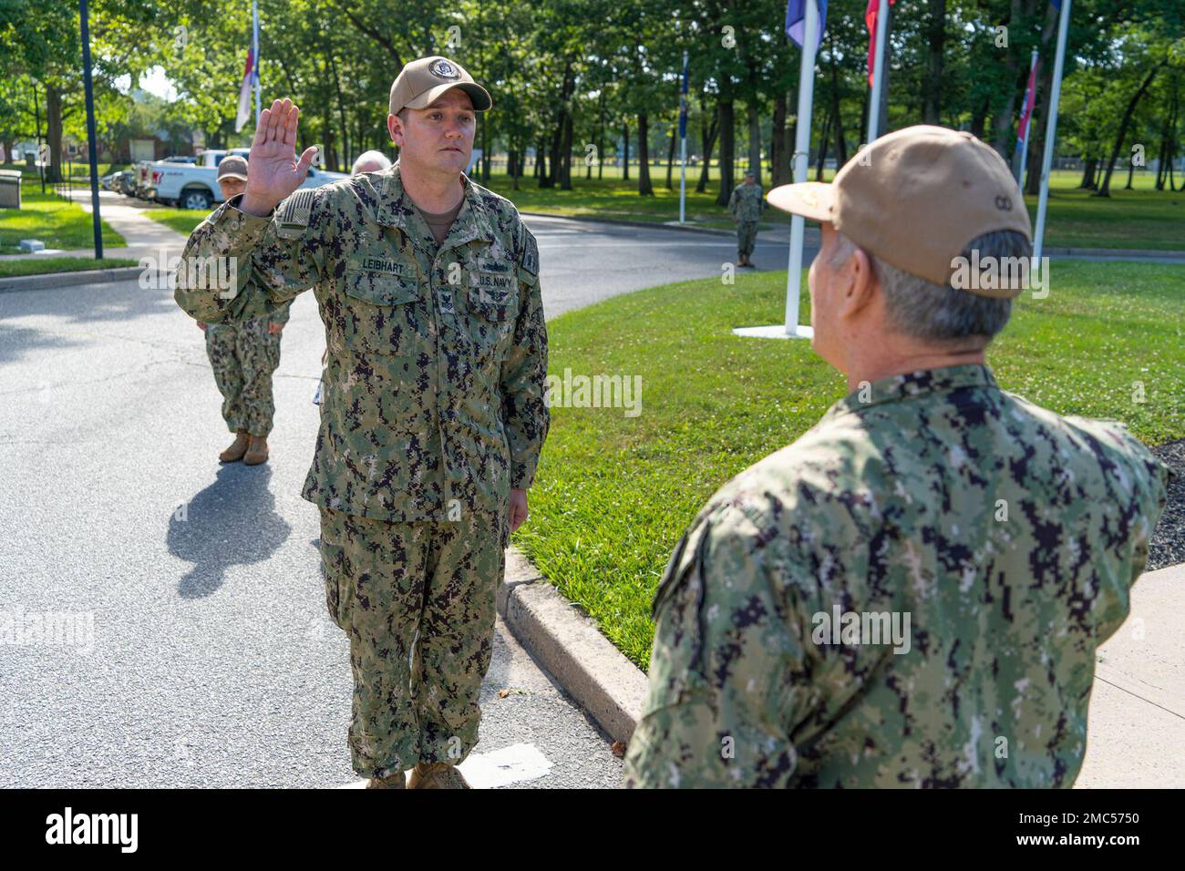 COLTS NECK, New Jersey -- Capt. Ed Callahan, Naval Weapons Station ...