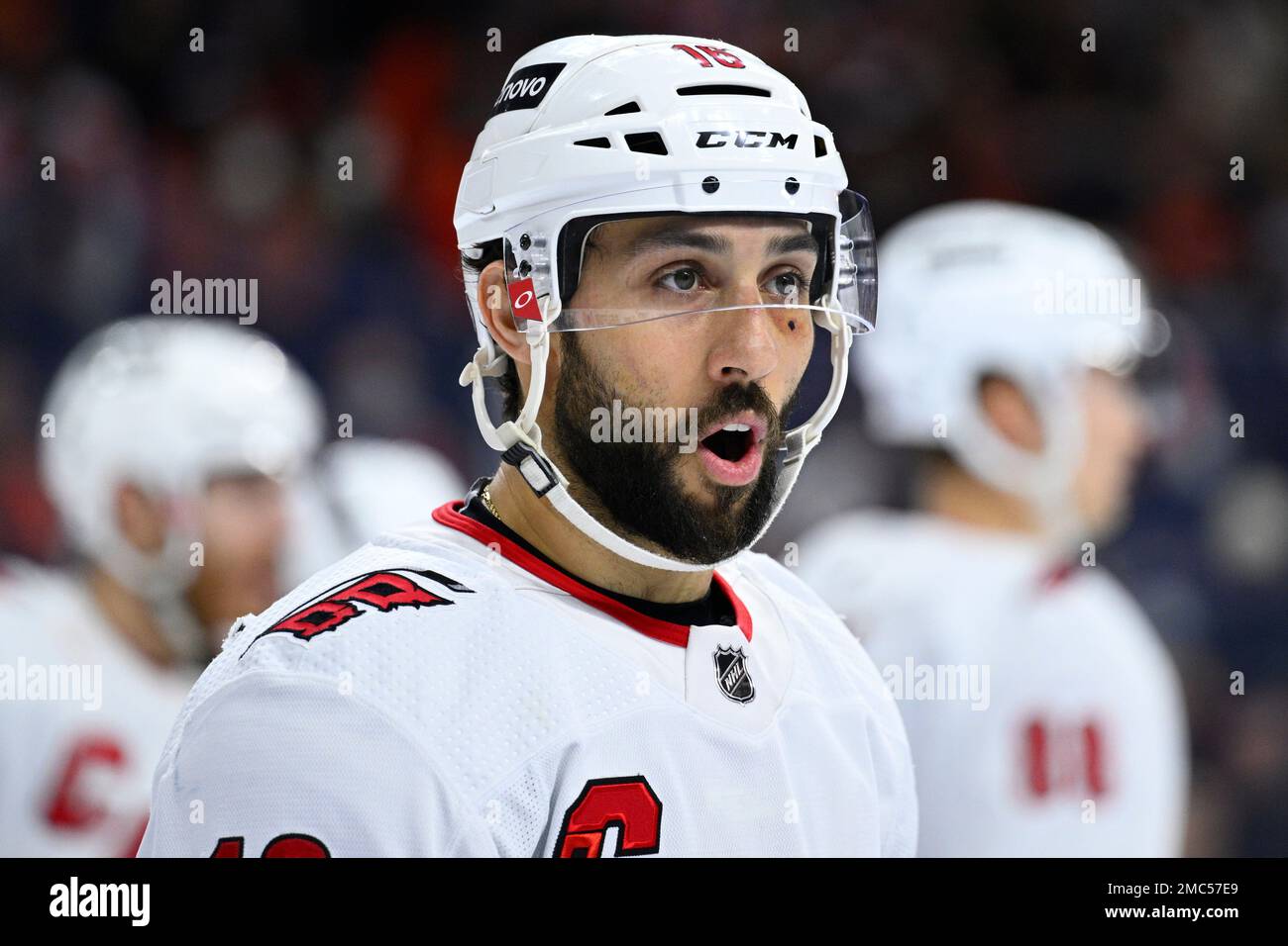 Carolina Hurricanes' Vincent Trocheck in action during an NHL hockey ...