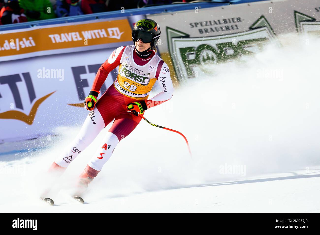 Olympia delle Tofane, Cortina d’Ampezzo, Italy, January 21, 2023, AGER ...