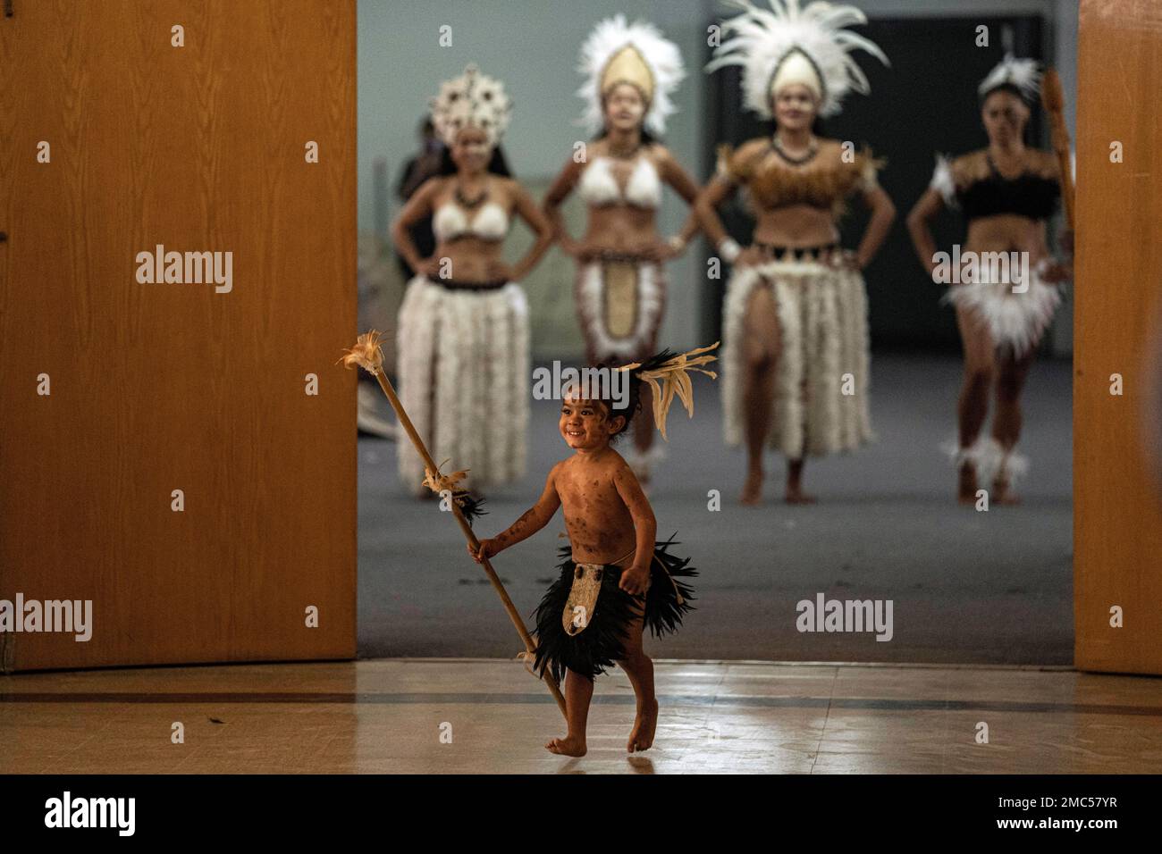 Indigenous people from Rapa Nui, also known as Easter Island, are ready ...