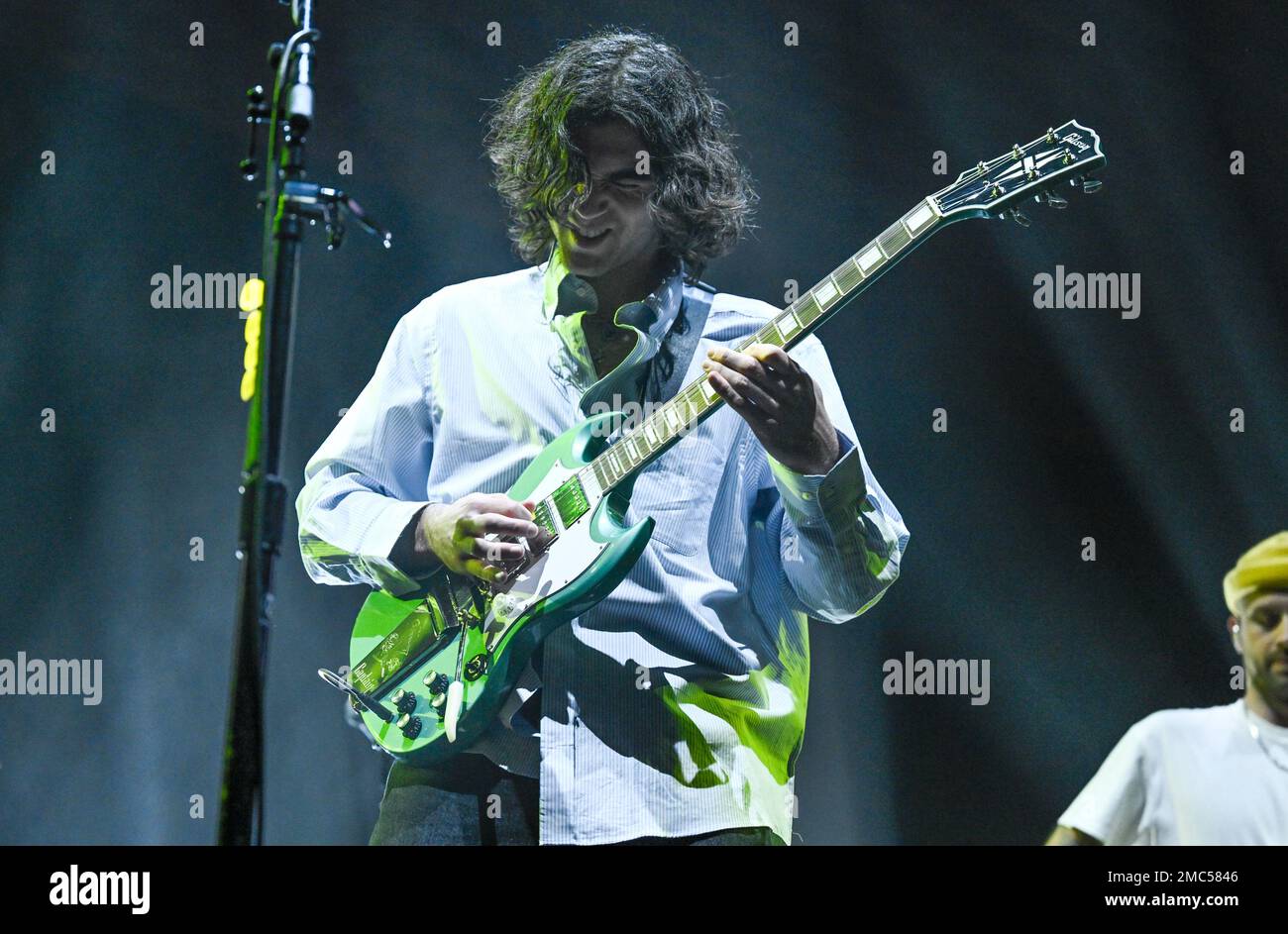Musician Alexander 23 performs at Madison Square Garden on Sunday, Feb ...
