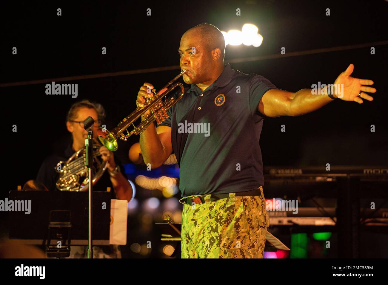 PHU YEN, Vietnam (June 24, 2022) – U.S. Navy Musician 2nd Class Michael ...