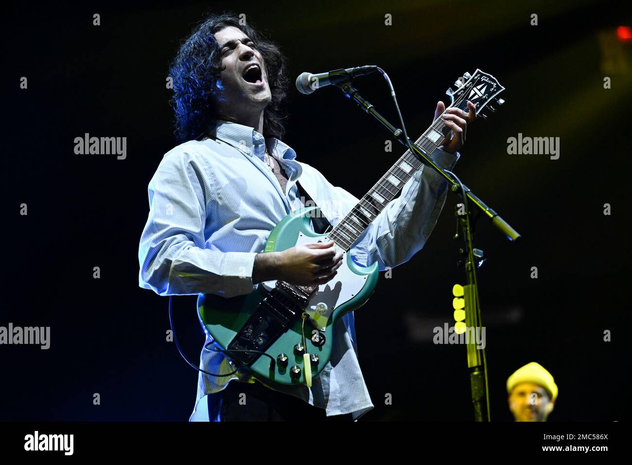 Musician Alexander 23 performs at Madison Square Garden on Sunday, Feb ...