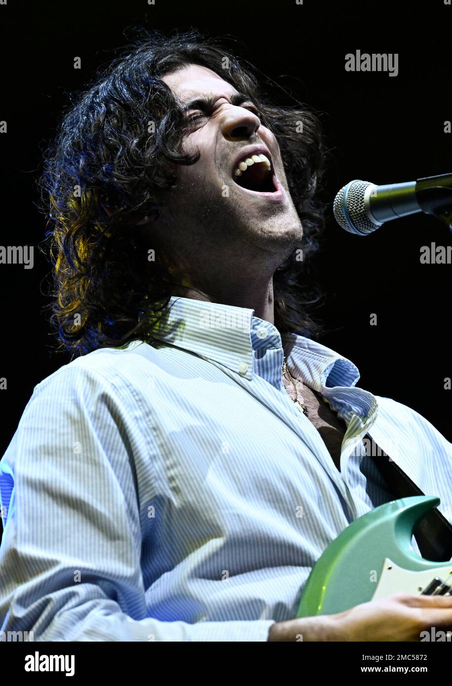 Musician Alexander 23 performs at Madison Square Garden on Sunday, Feb ...