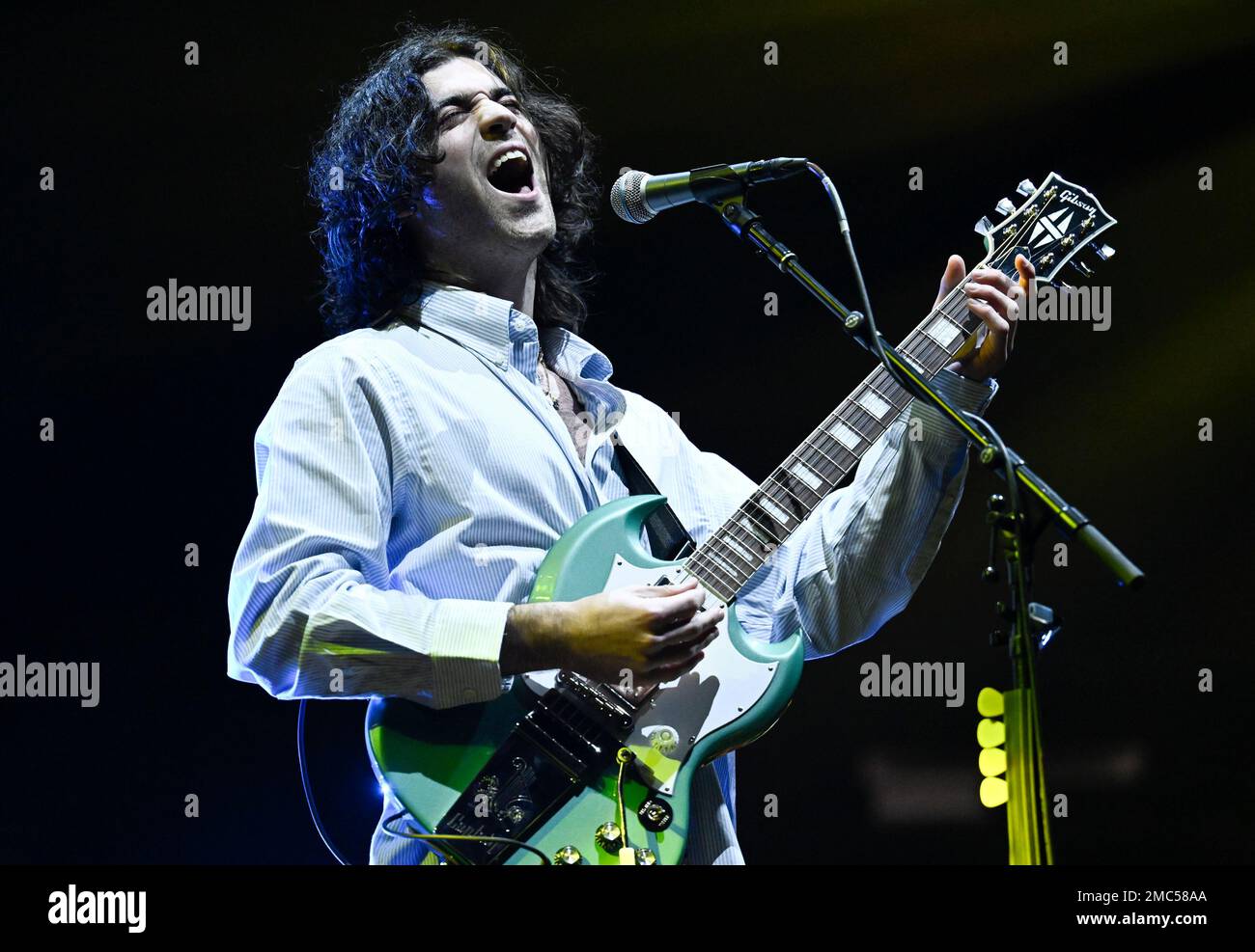 Musician Alexander 23 performs at Madison Square Garden on Sunday, Feb ...