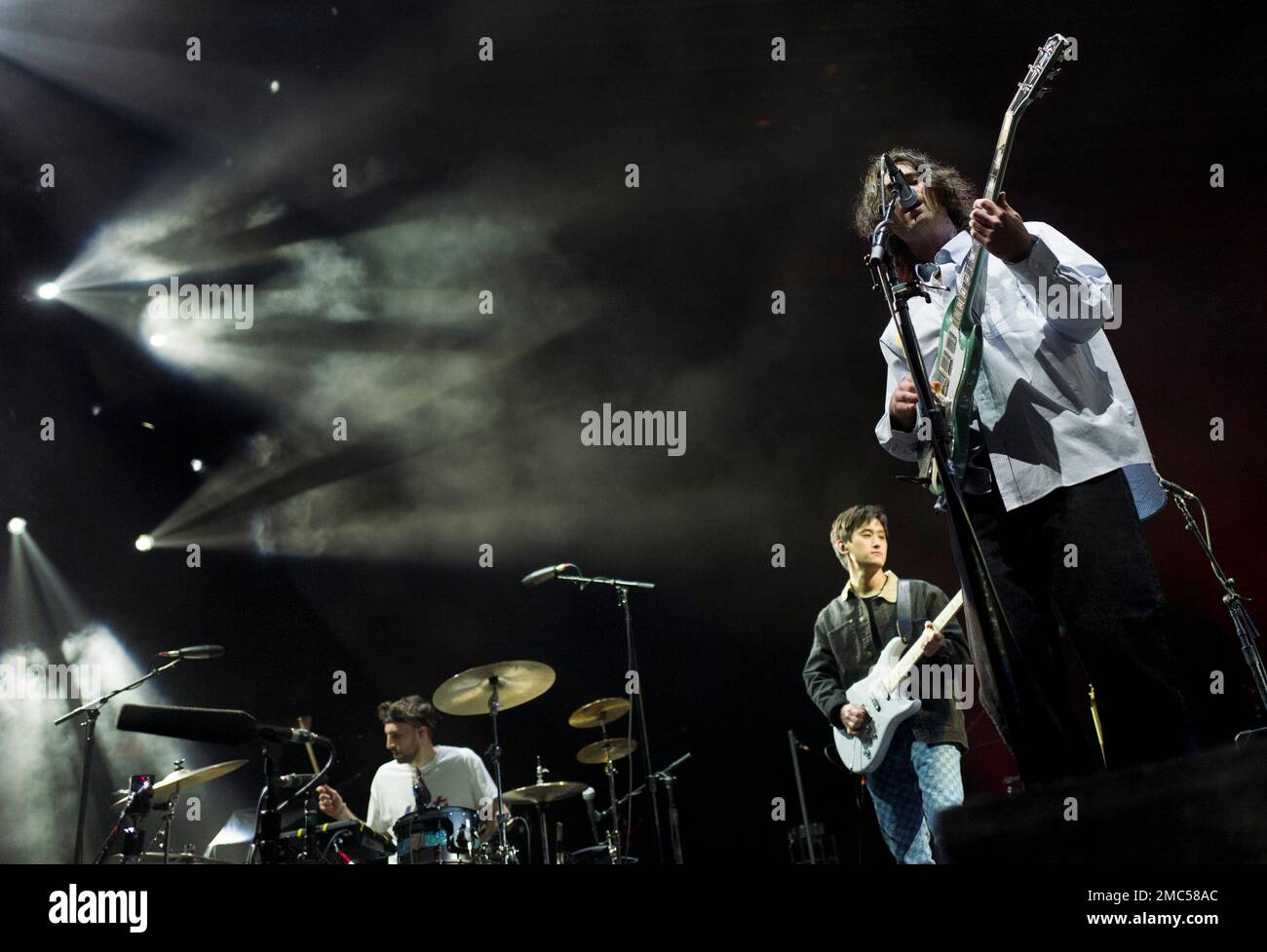 Musician Alexander 23 performs at Madison Square Garden on Sunday, Feb ...