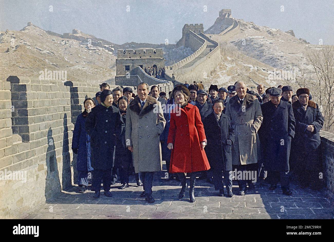 FILE - Then U.S. President Richard Nixon and then first lady Pat Nixon ...