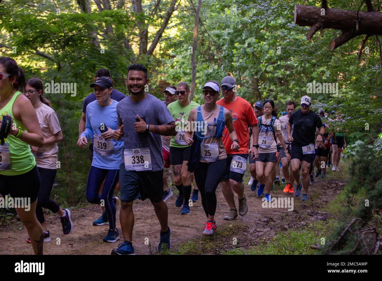 Runners participate in the Marine Corps Marathon Belleau Wood 8k and ...