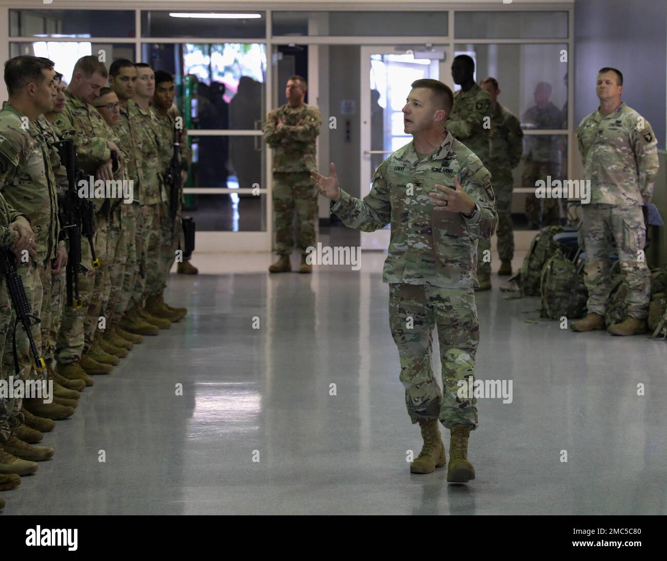Colonel John Lubas, Deputy commanding officer of operations for 101st ...
