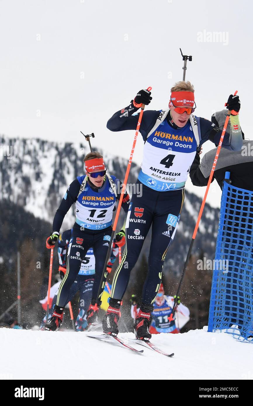 Antholz, Italy. 21st Jan, 2023. Biathlon: World Cup, Pursuit 12.5 km ...