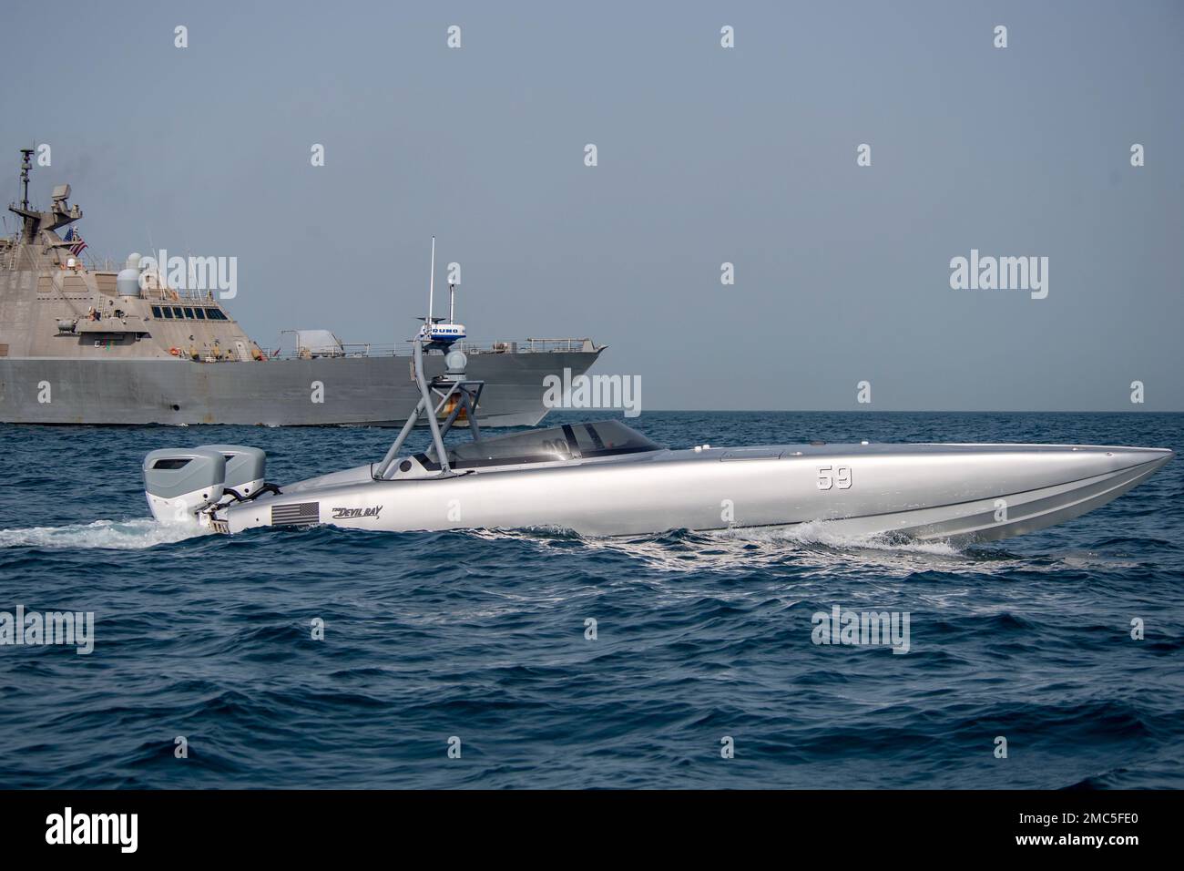 220626-N-NS602-1329 ARABIAN GULF (June 26, 2022) A Devil Ray T-38 ...