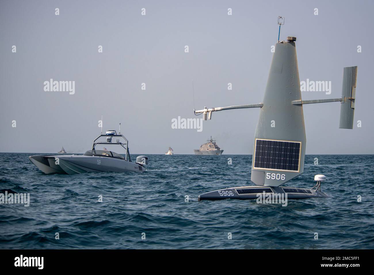 220626-N-NS602-1211 ARABIAN GULF (June 26, 2022) A Saildrone Explorer ...