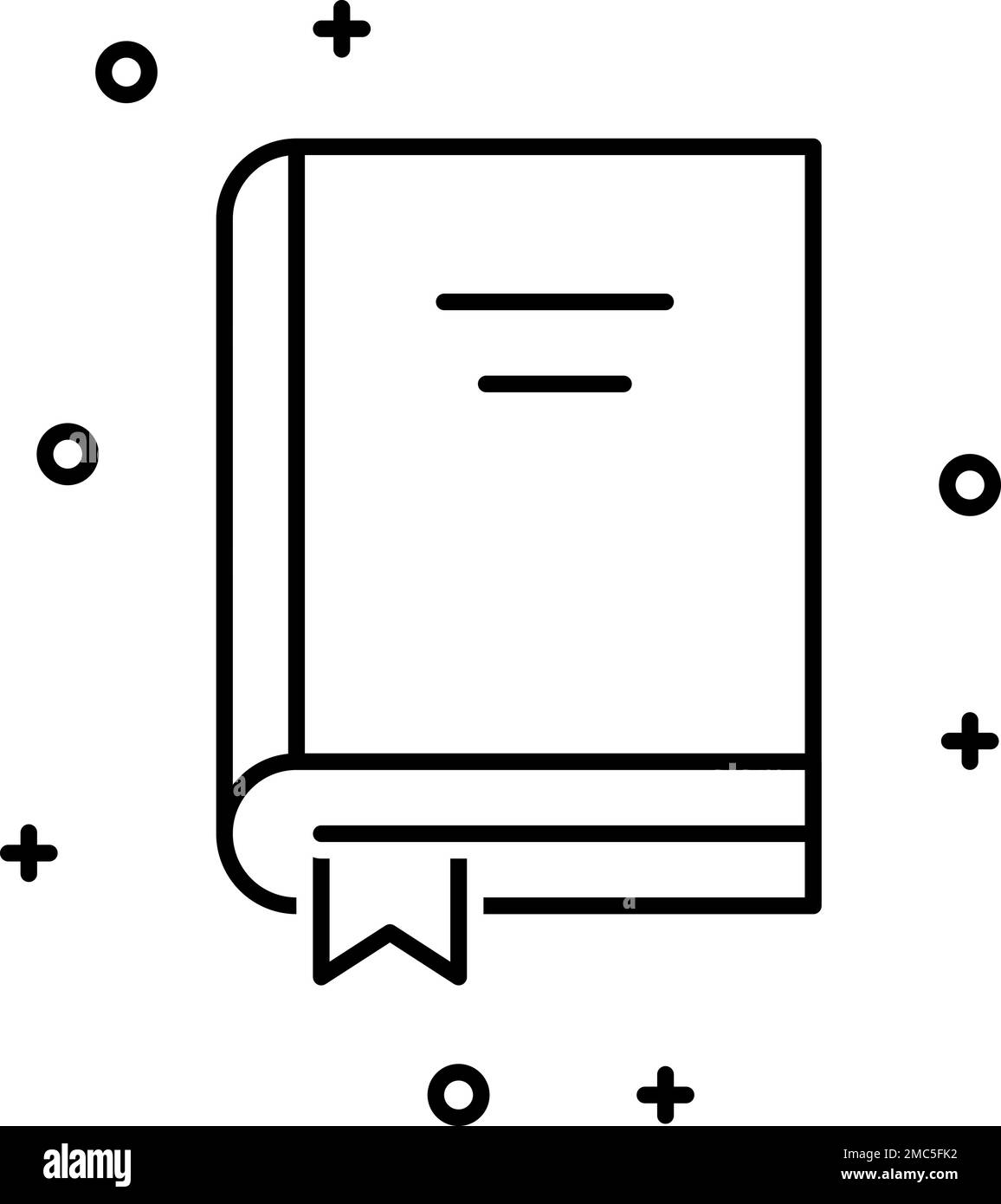 Book vector icon on transparent background. Outline Book vector icon ...