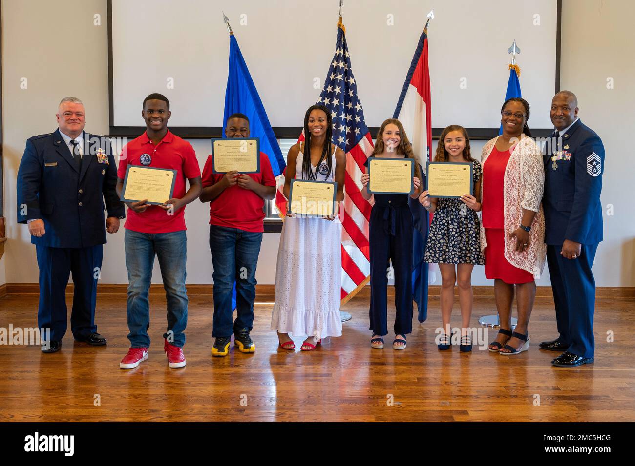 Chief Master Sgt. LeRoy E. McCardell Jr., 131st Bomb Wing command chief ...