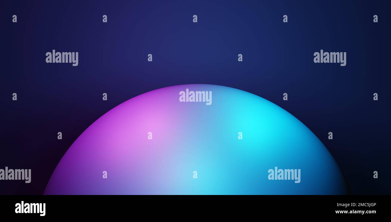 3d rendering of purple and blue abstract geometric background. Scene ...