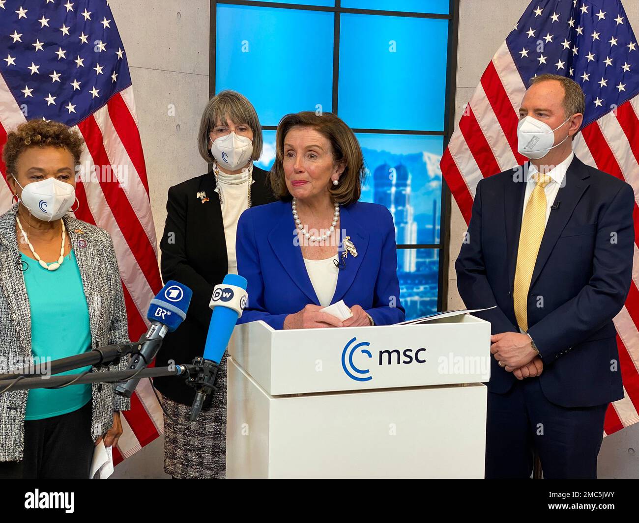 From left to right: Rep. Barbara Lee, D-Calif., Rep. Betty McCollum, D ...