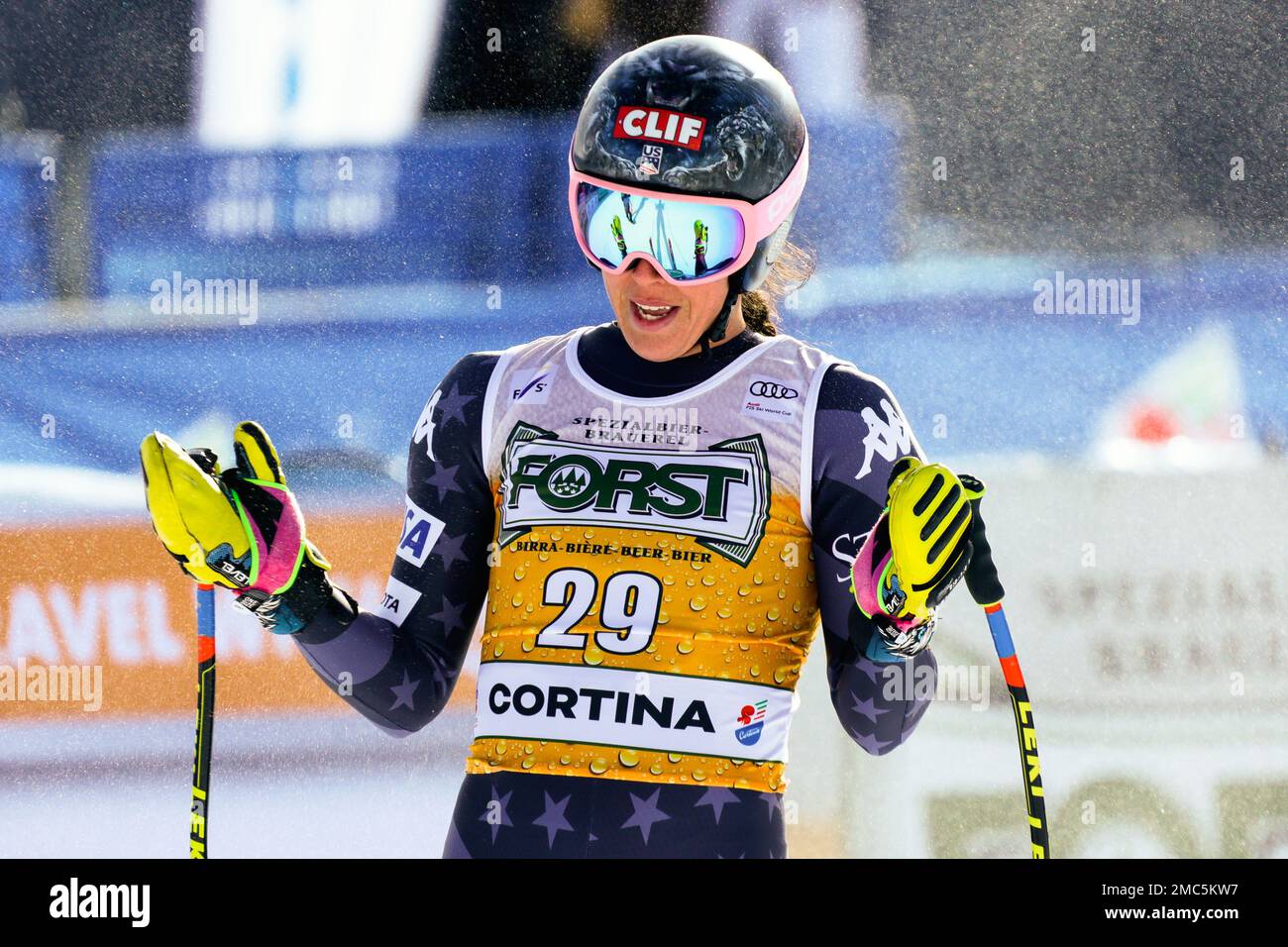 Olympia delle Tofane, Cortina d’Ampezzo, Italy, January 21, 2023 ...