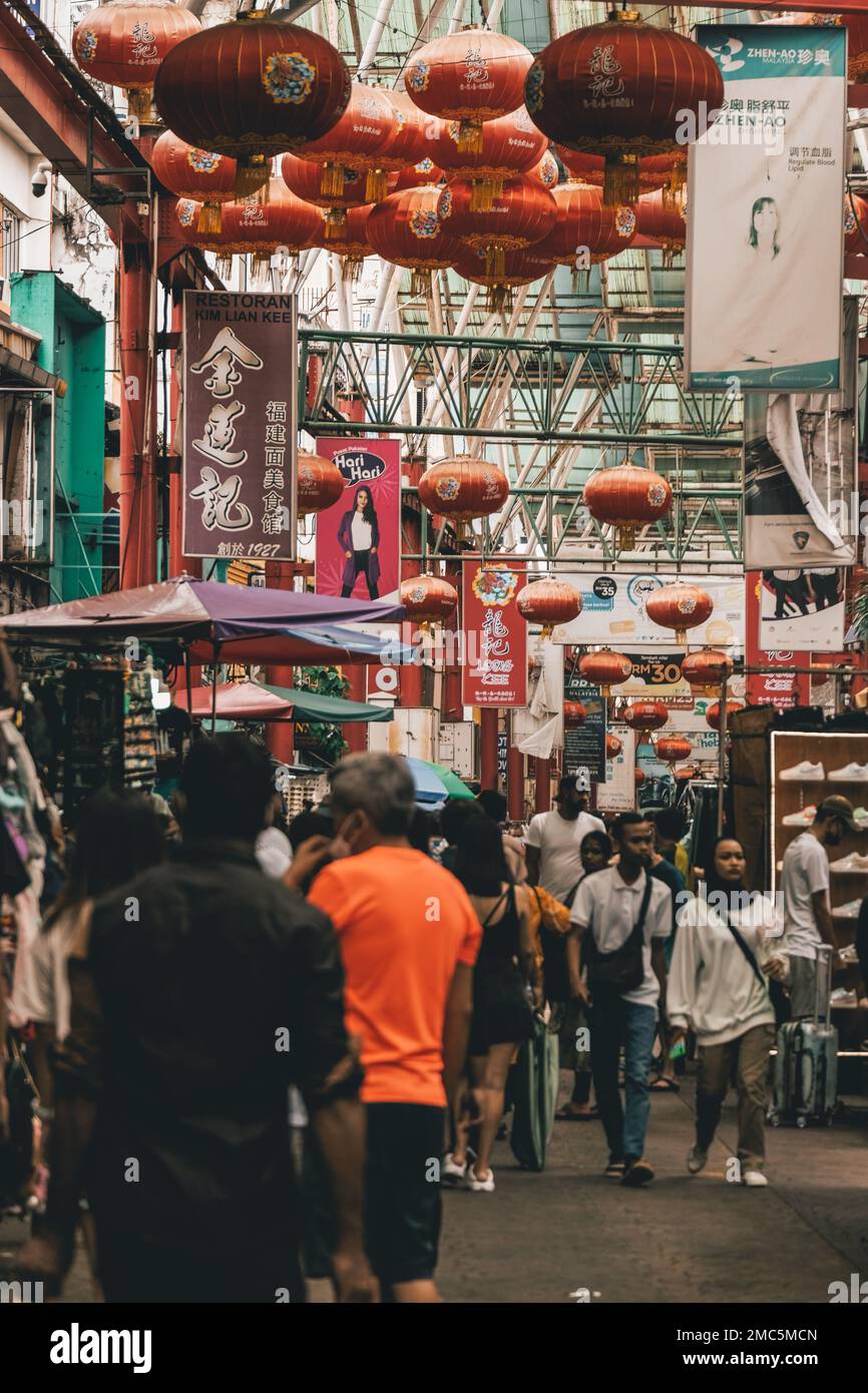 Chinatown Market in Kuala Lumpur Stock Photo - Alamy