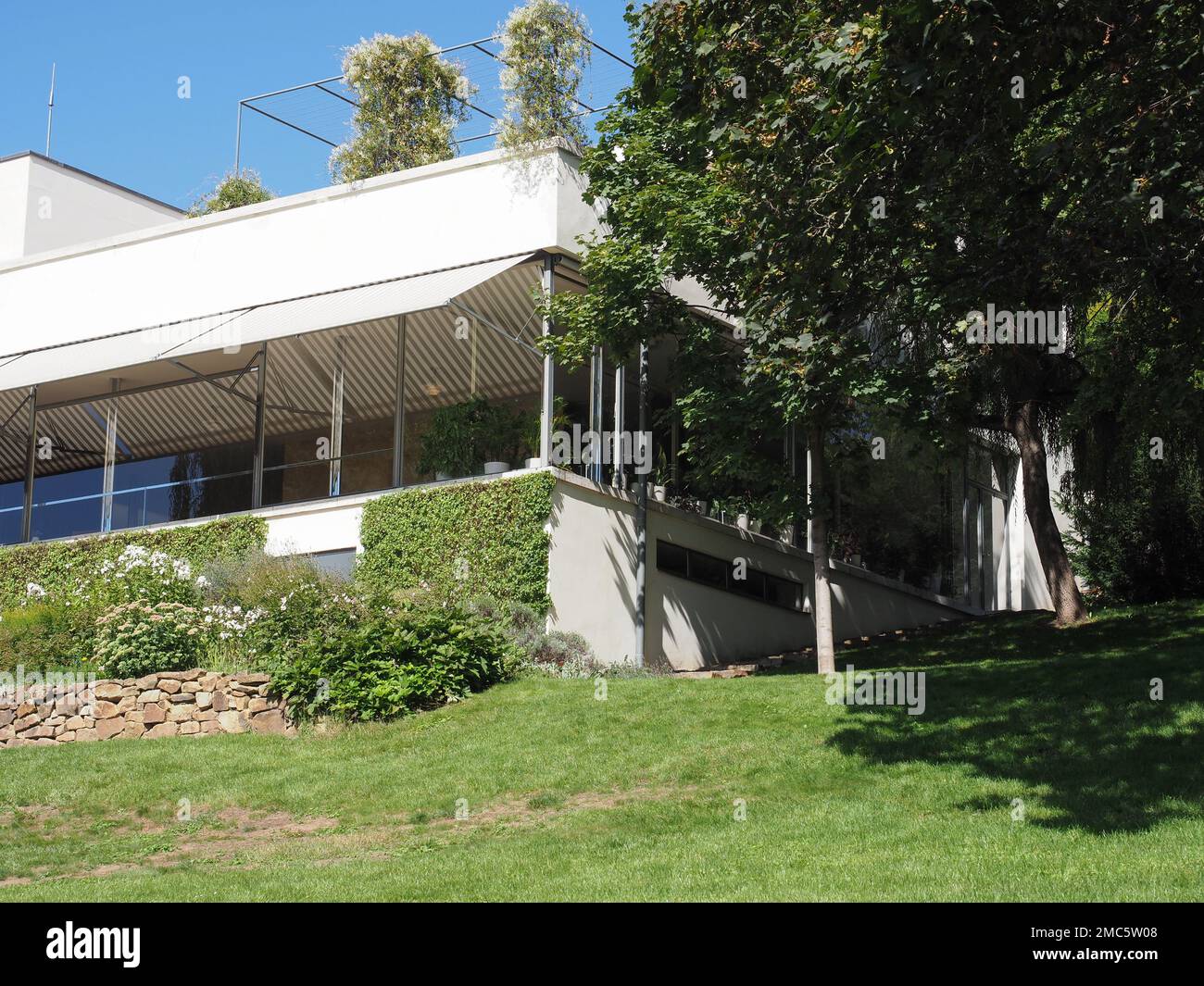 BRNO, CZECH REPUBLIC - CIRCA SEPTEMBER 2022: Villa Tugendhat modernist ...