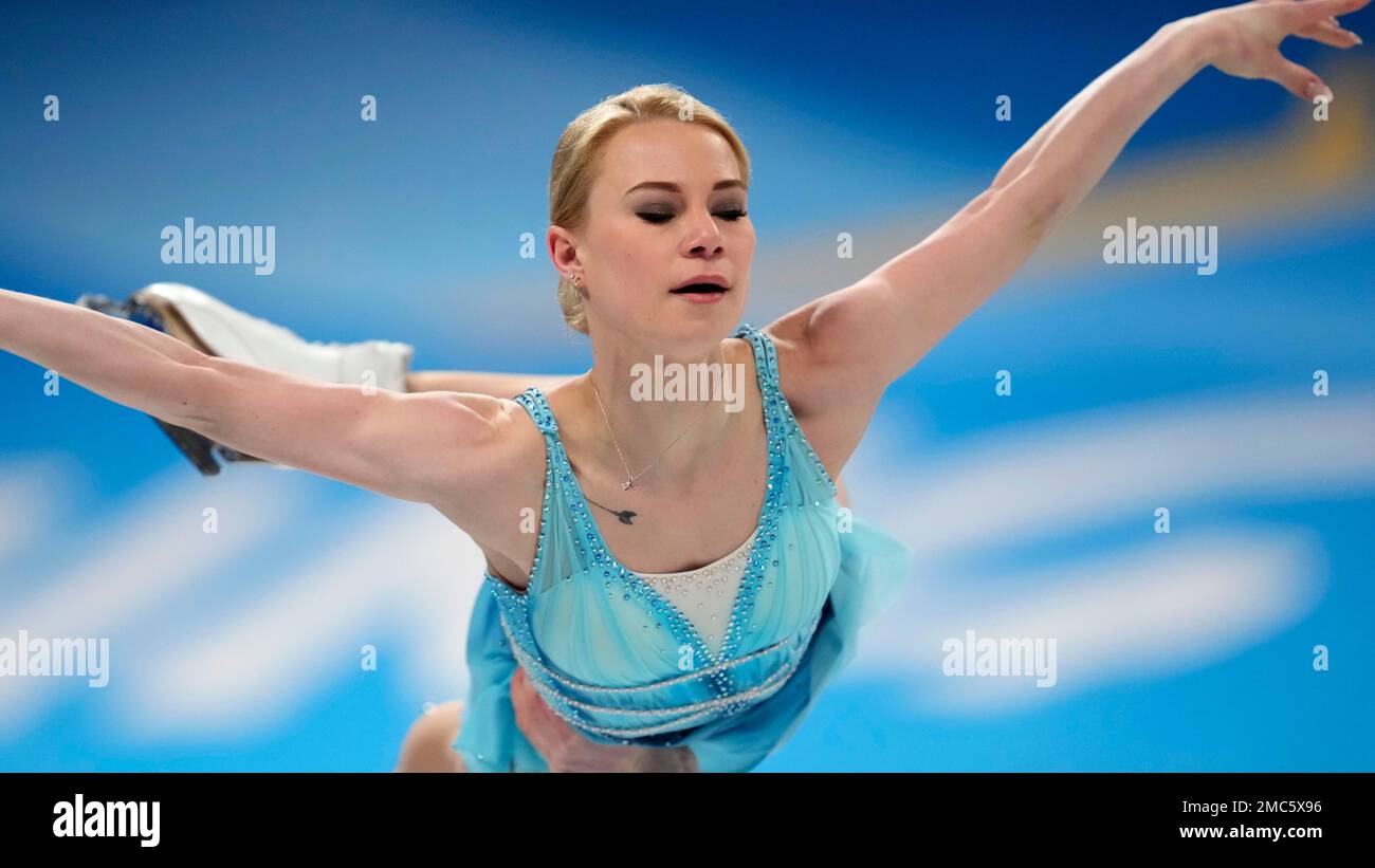 Evgenia Tarasova and Vladimir Morozov, of the Russian Olympic Committee ...