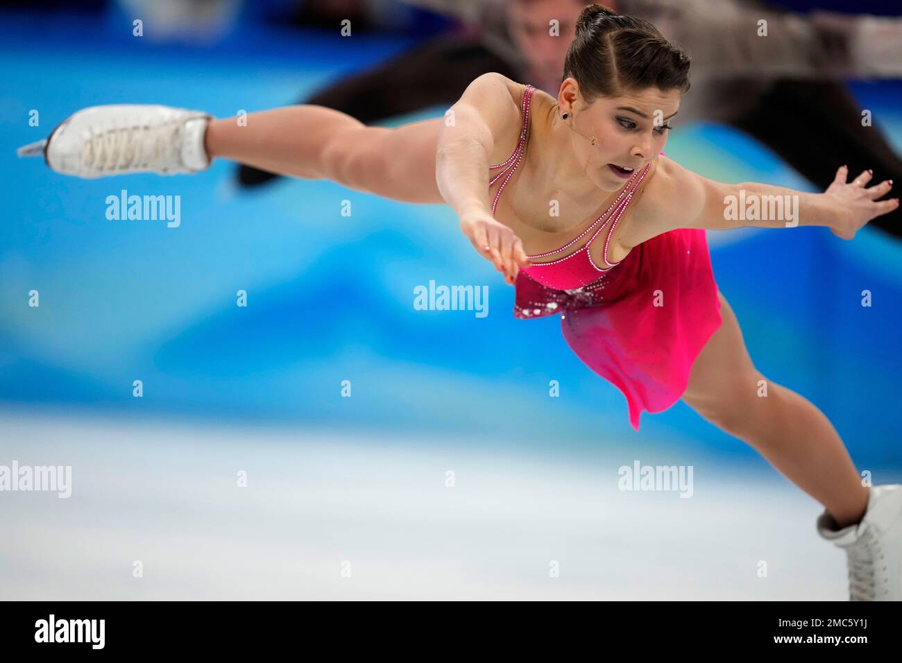 Anastasia Mishina and Aleksandr Galliamov, of the Russian Olympic ...