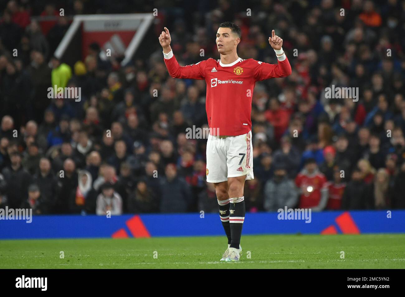 Manchester United's Cristiano Ronaldo during the English Premier League ...
