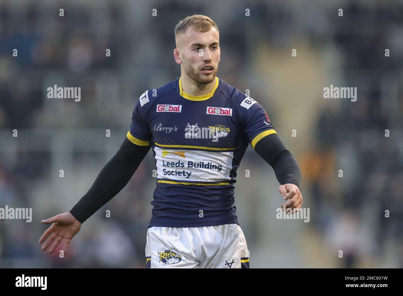 Jarrod O’Connor #14 of Leeds Rhinos during the Rugby League Pre Season ...
